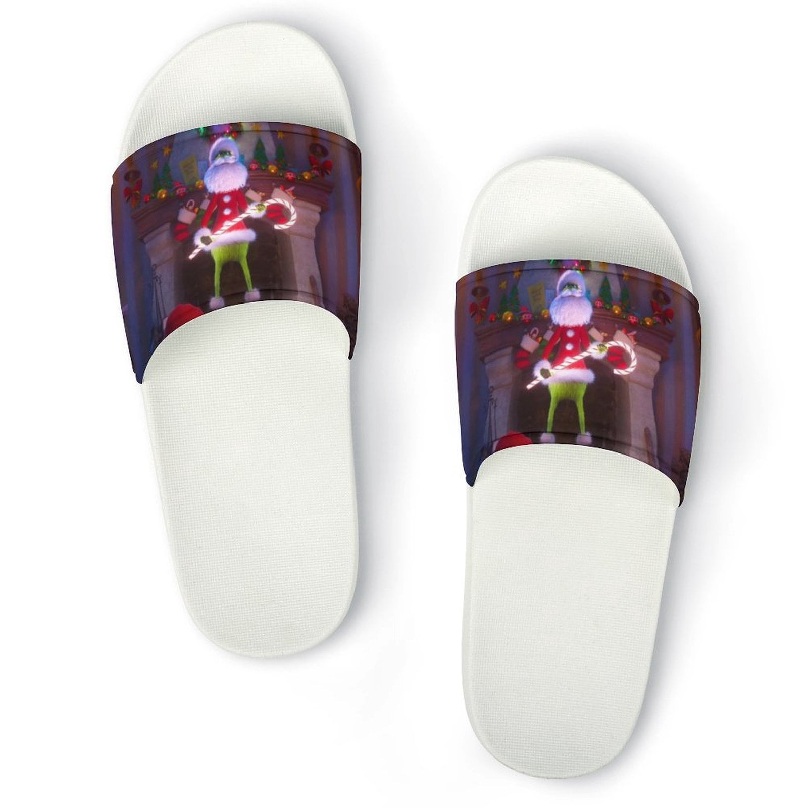 Grinch House Slides Non Slip Quick Drying Shower Sandals Bathroom ...
