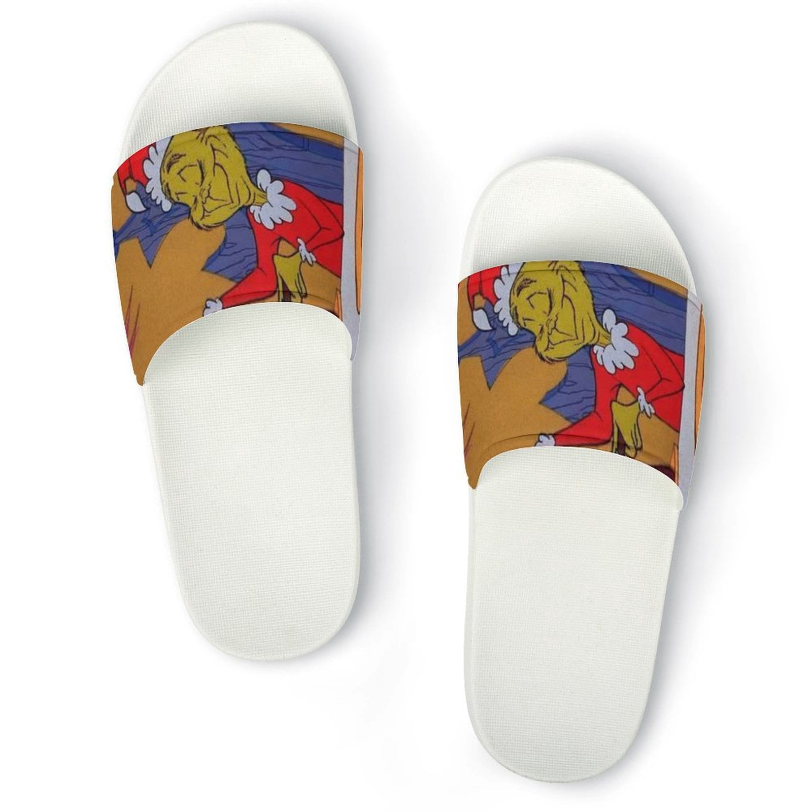 Grinch House Slides Non Slip Quick Drying Shower Sandals Bathroom ...