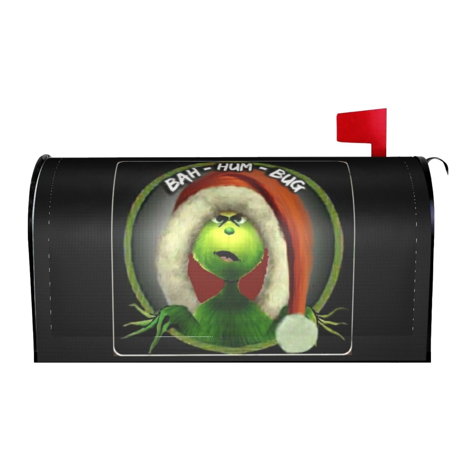 Grinch Hum Bug Bah Cartoon Character Mailbox Cover Magnetic Standard ...