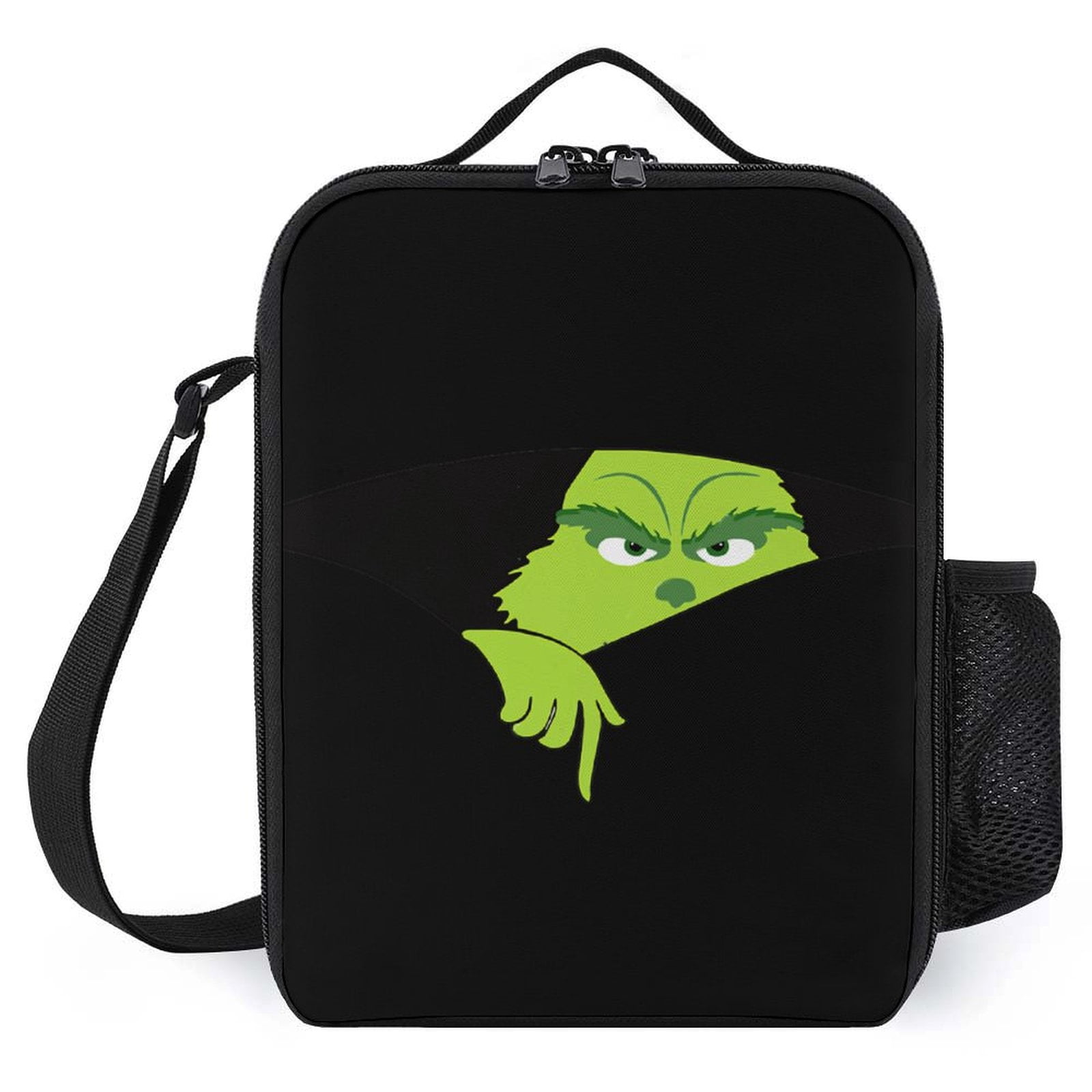 Grinch Insulated Lunch Box for Mens Womens Axolotl Lunch Bag for Work ...