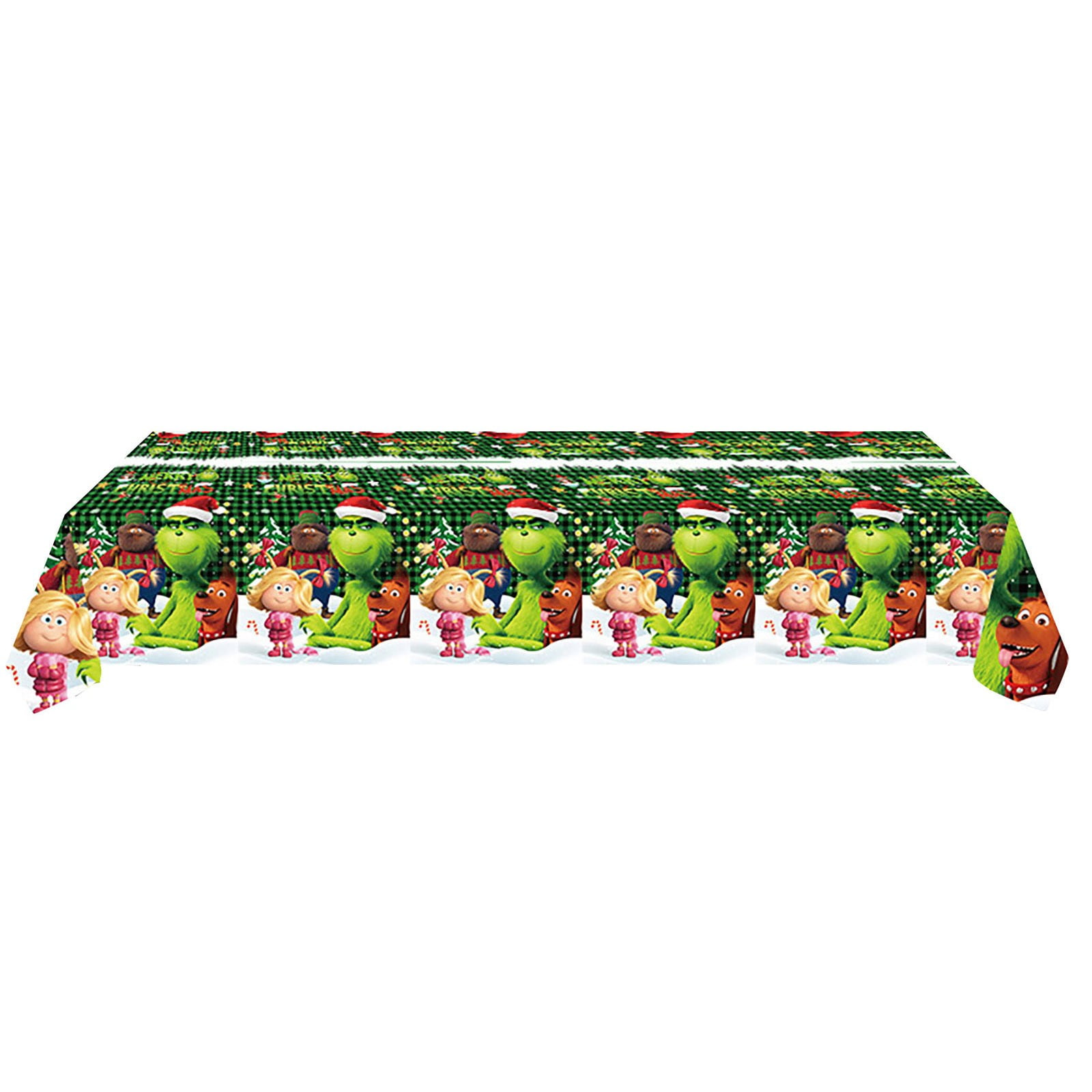 Grinch Kitchen Sets Christmas Theme Party Decorations Plates Tissue ...