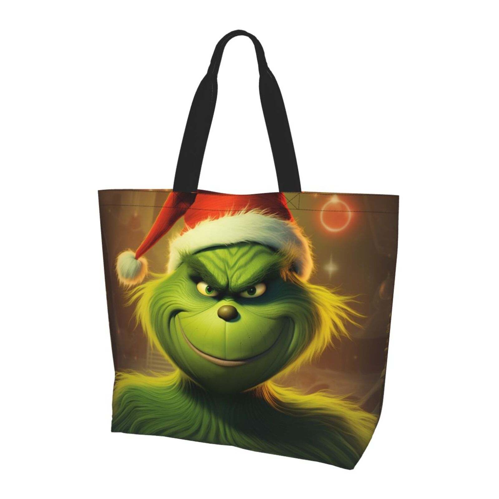 Grin-c Large Canvas Tote Bag for Gym Beach Travel Reusable Grocery ...