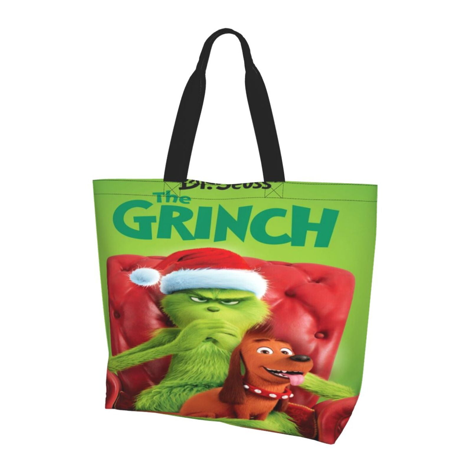 Grin-c Large Canvas Tote Bag for Gym Beach Travel Reusable Grocery ...