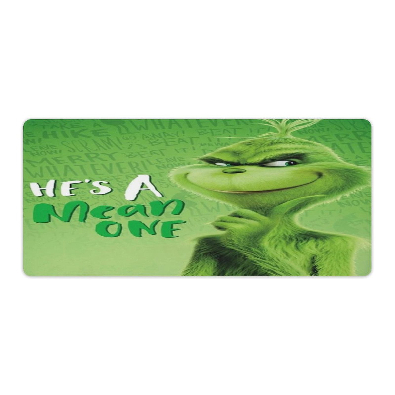 Grin-c Large Gaming Mouse Pad for Laptop Computer Rubber Edge-Locking ...