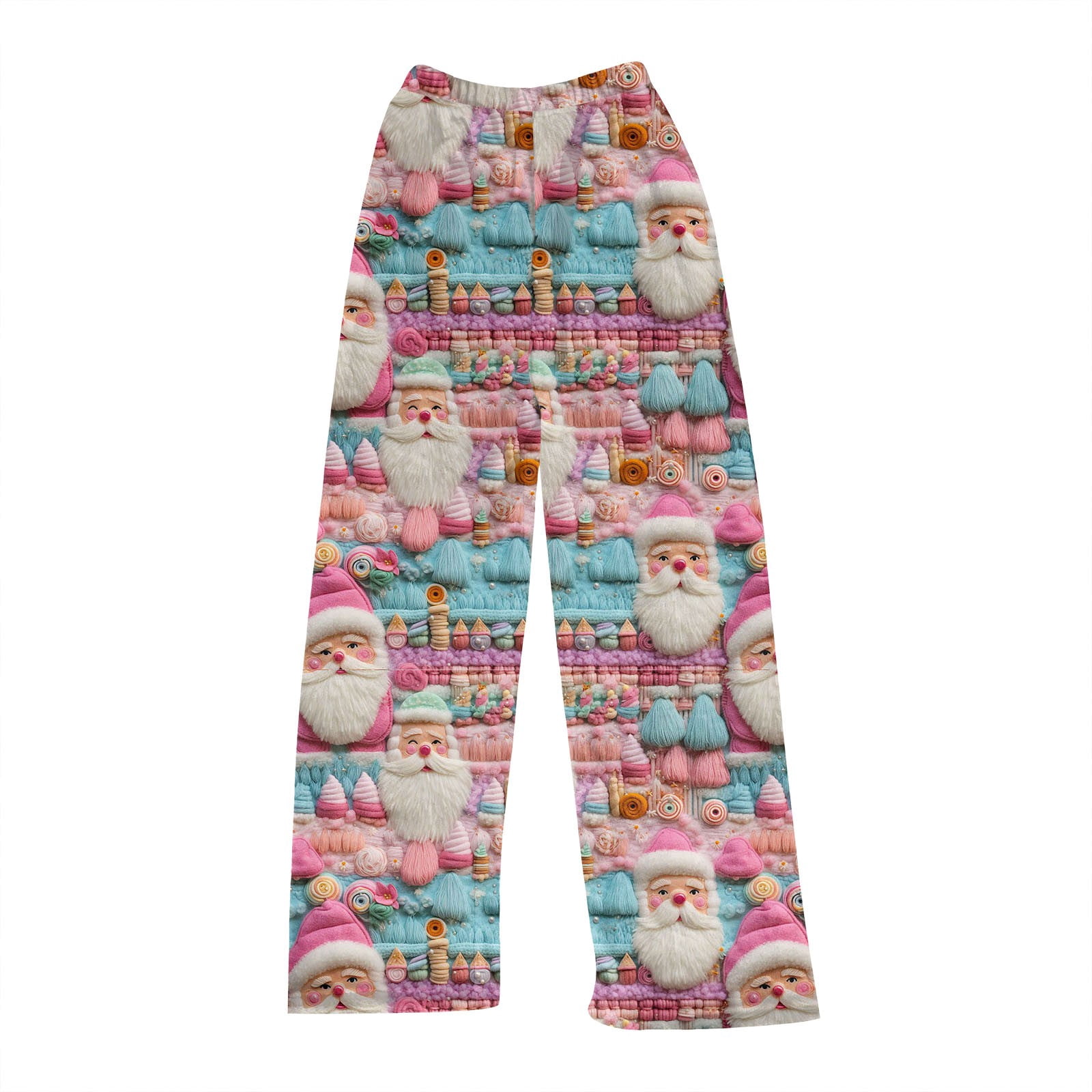 Grinch Leggings，Womens Fuzzy Christmas Grinch Pajama Pants – Warm ...