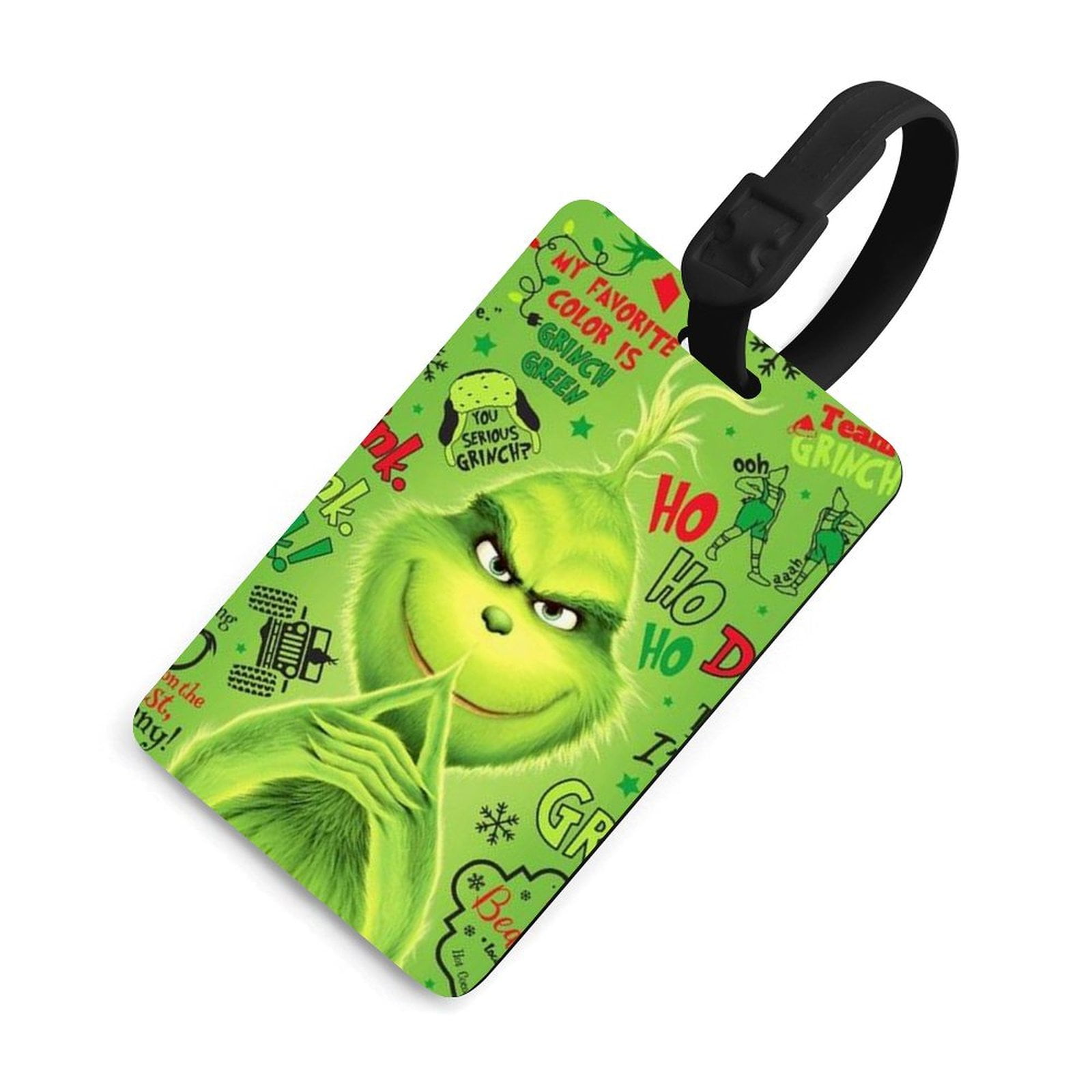 Grinch Luggage Tag for Suitcases Bag Baggage Travel Tags Identifiers ...