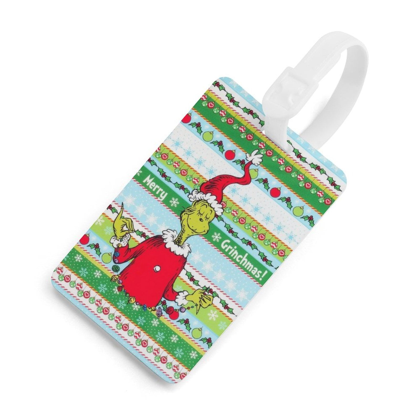Grinch Luggage Tag for Suitcases Bag Baggage Travel Tags Identifiers ...