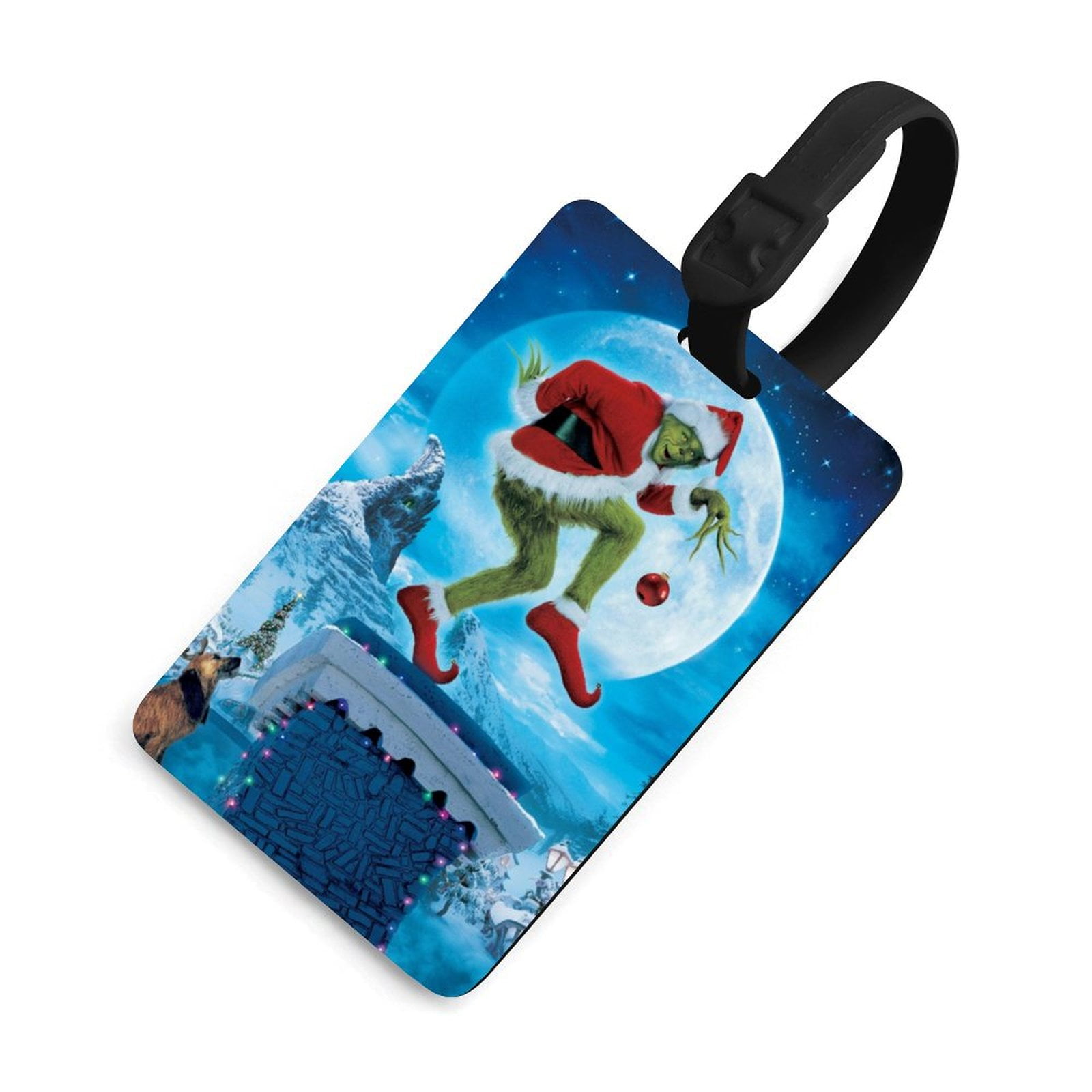 Grinch Luggage Tag for Suitcases Bag Baggage Travel Tags Identifiers ...