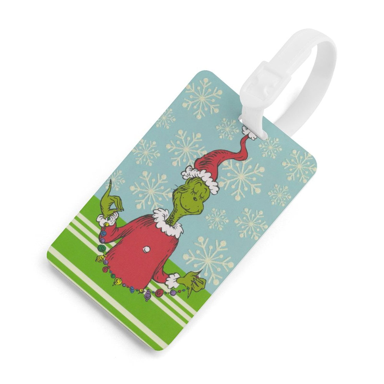 Grinch Luggage Tag for Suitcases Bag Baggage Travel Tags Identifiers ...