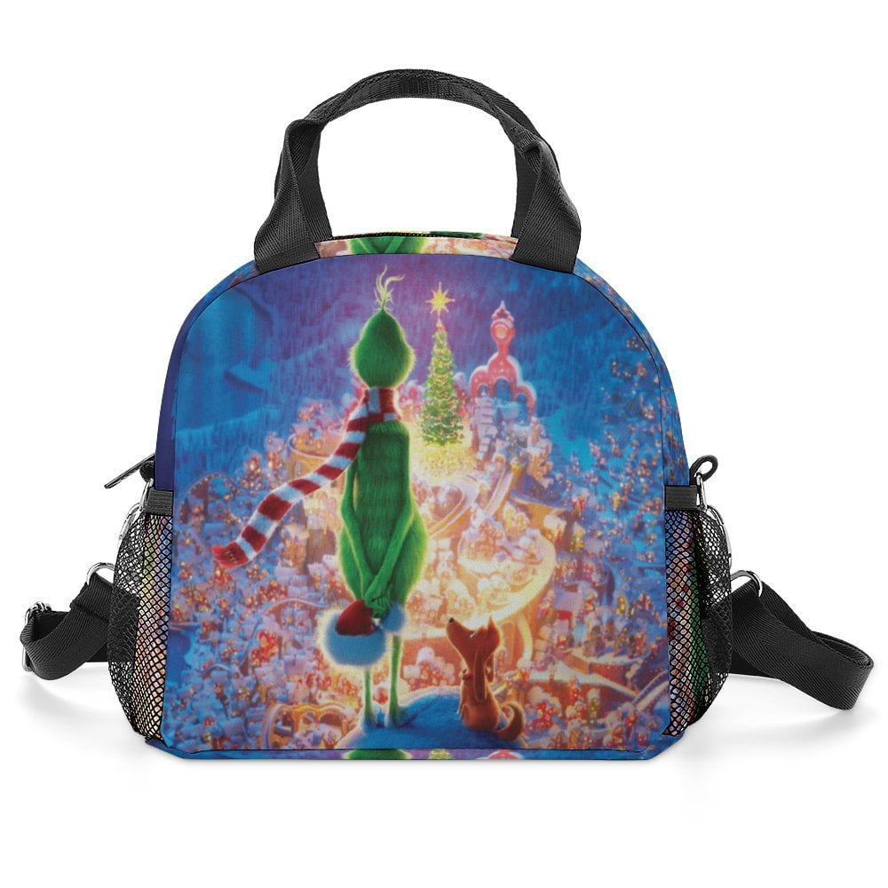 Grinch Lunch Bag Insulated, Lunch Box Bag, Reusable Lunch Tote Bag ...