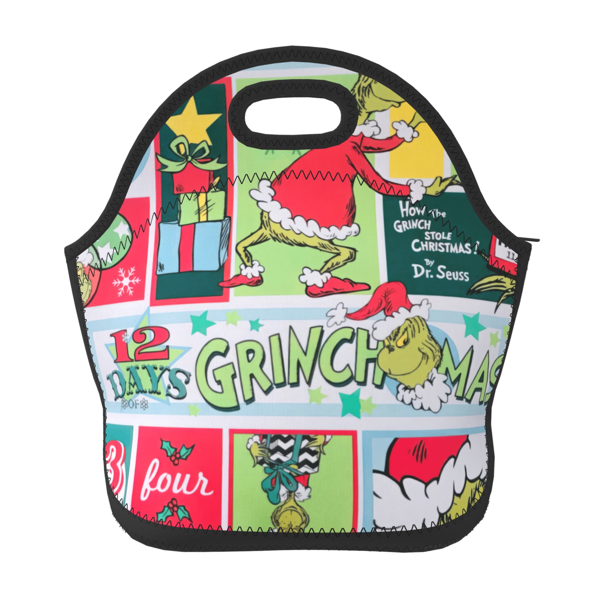 GrincLunch Box Lunch Bag Insulated Neoprene Leakproof Reusable ...