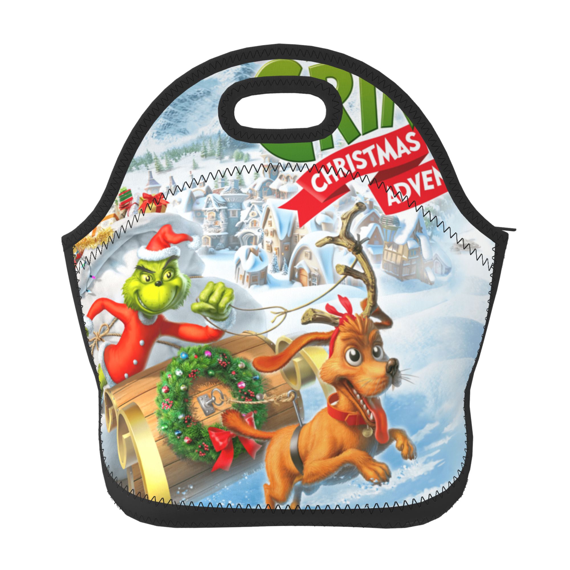 GrincLunch Box Lunch Bag Insulated Neoprene Leakproof Reusable ...