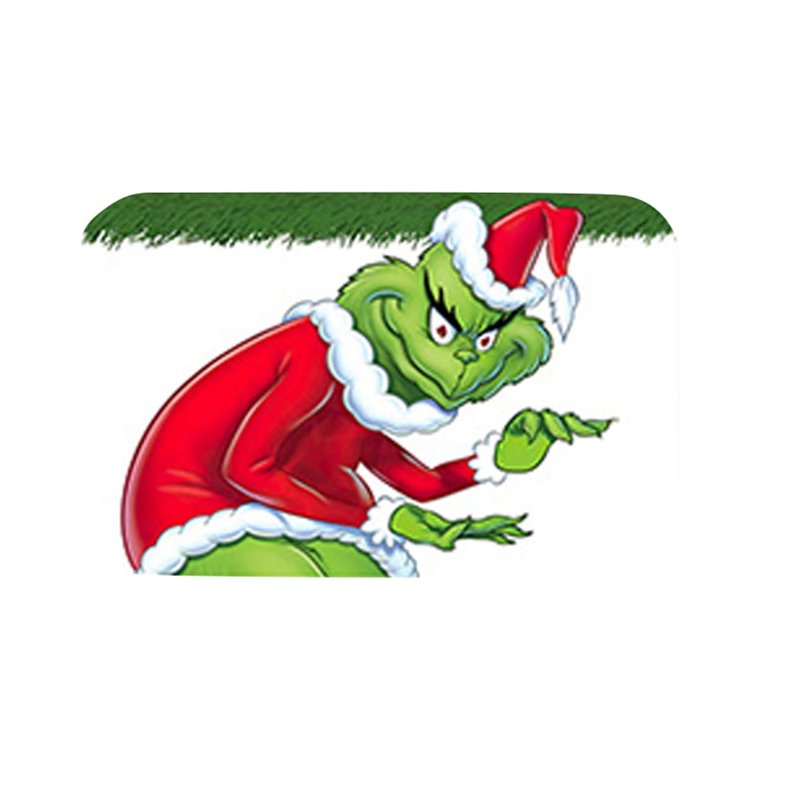 Grinch Max Grinch Christmas Welcome Mat – Non-Slip and Washable, Winter ...