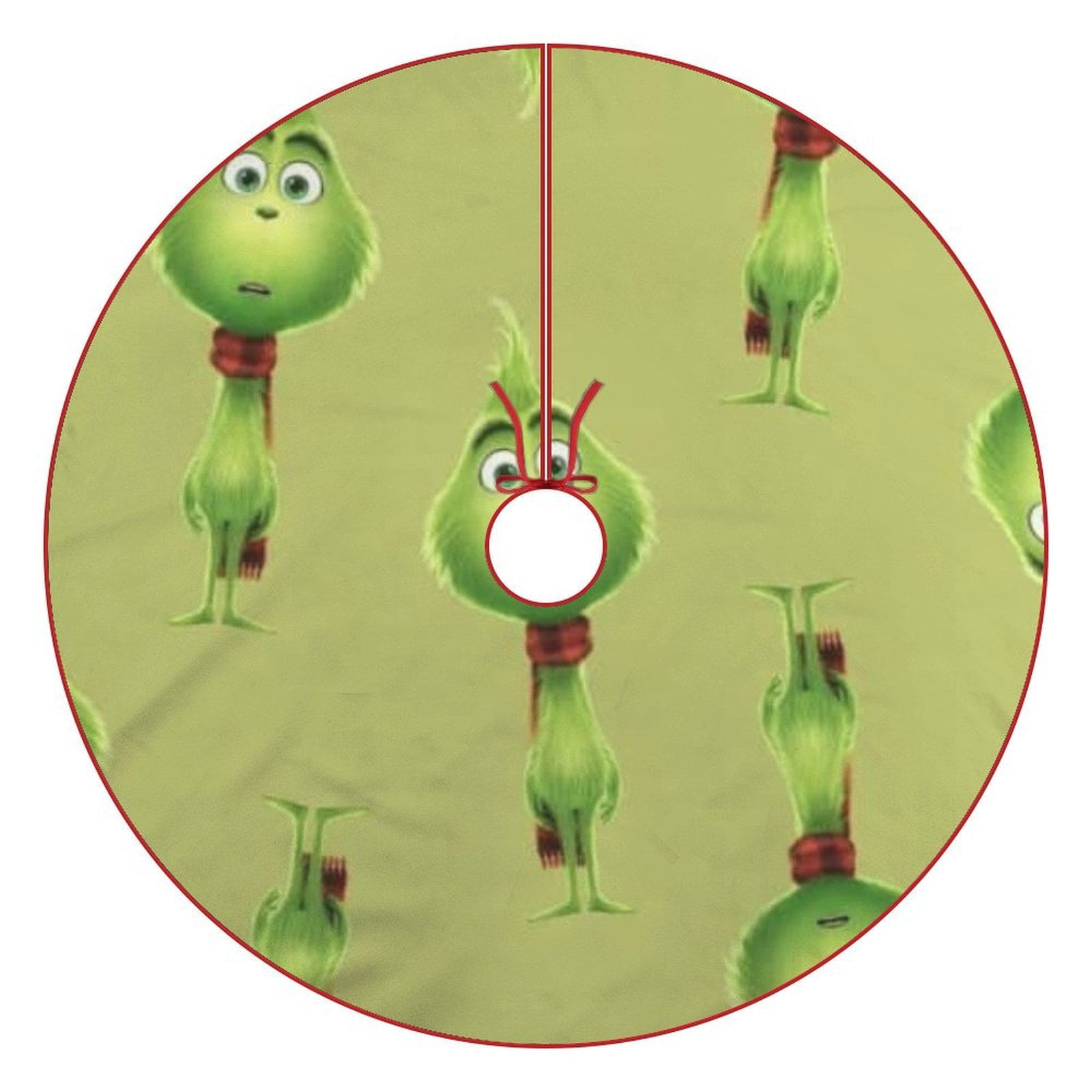 Grinch Merry Christmas Large Merry Christmas Tree Skirt, Funny Soft ...