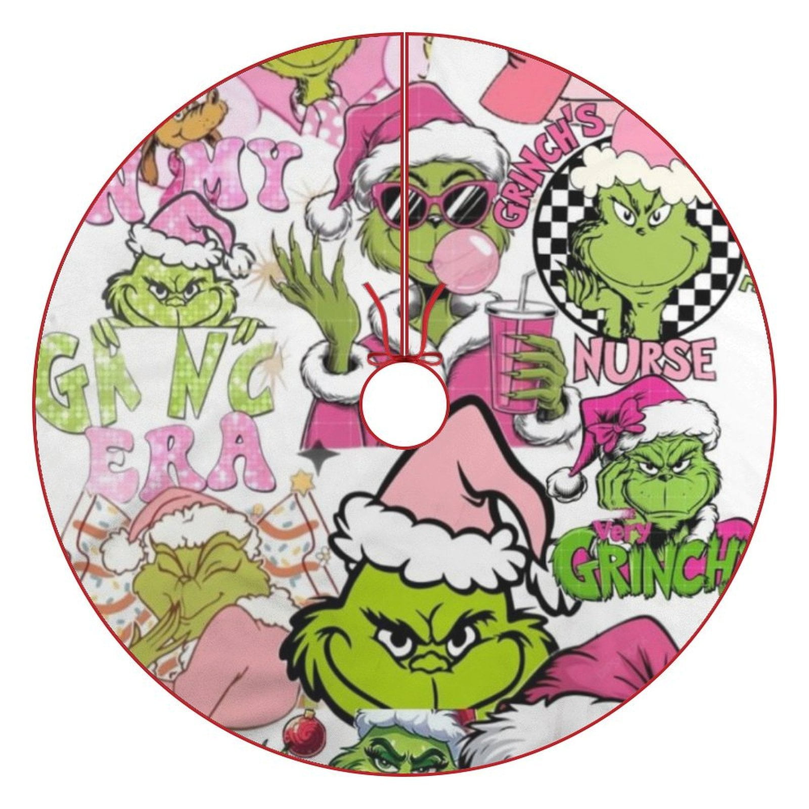 Grinch Merry Christmas Large Merry Christmas Tree Skirt, Funny Soft ...