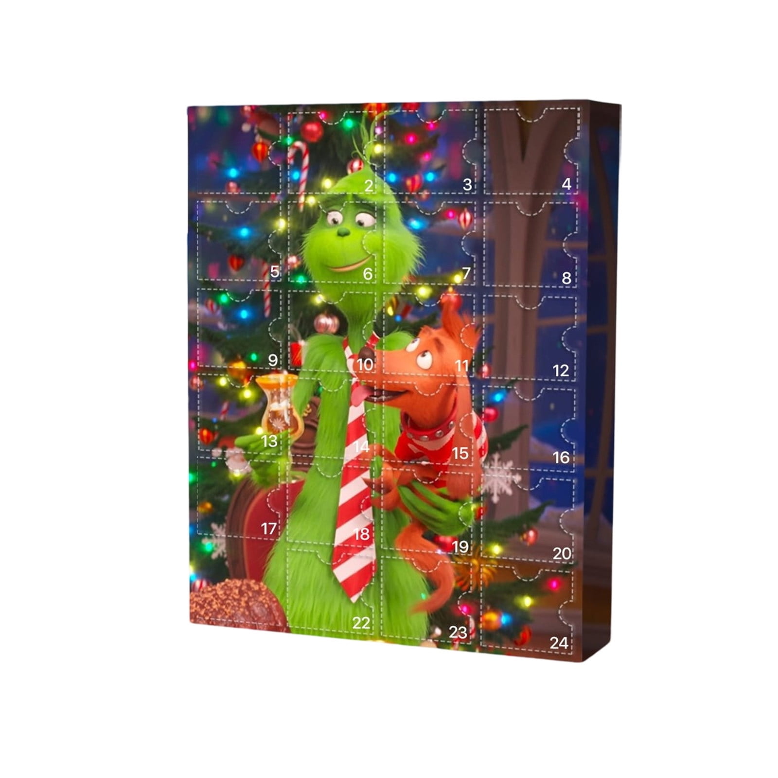 Grinch Ornaments Christmas Gifts Festive Holiday Advent Calendar With ...