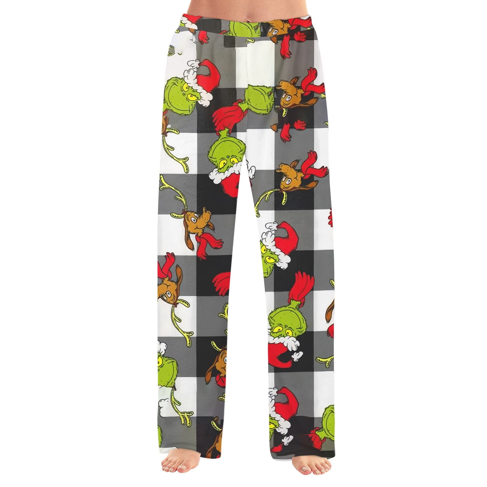 Grinch Pajama Pants Christmas Pajama Pants Holiday Elastic Waist Cozy ...
