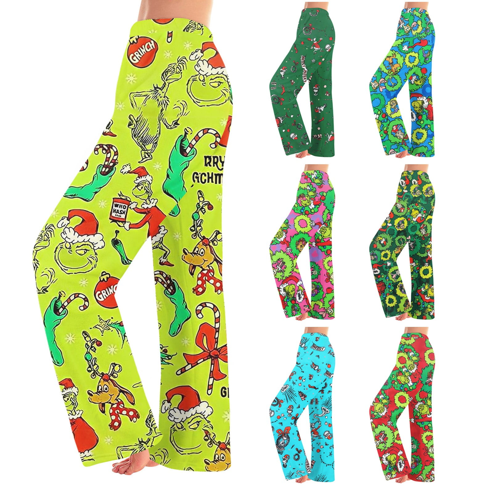 Grinch Pajama Pants,Grinch Pj Pants,Christmas Pajama Pants,Ladies ...