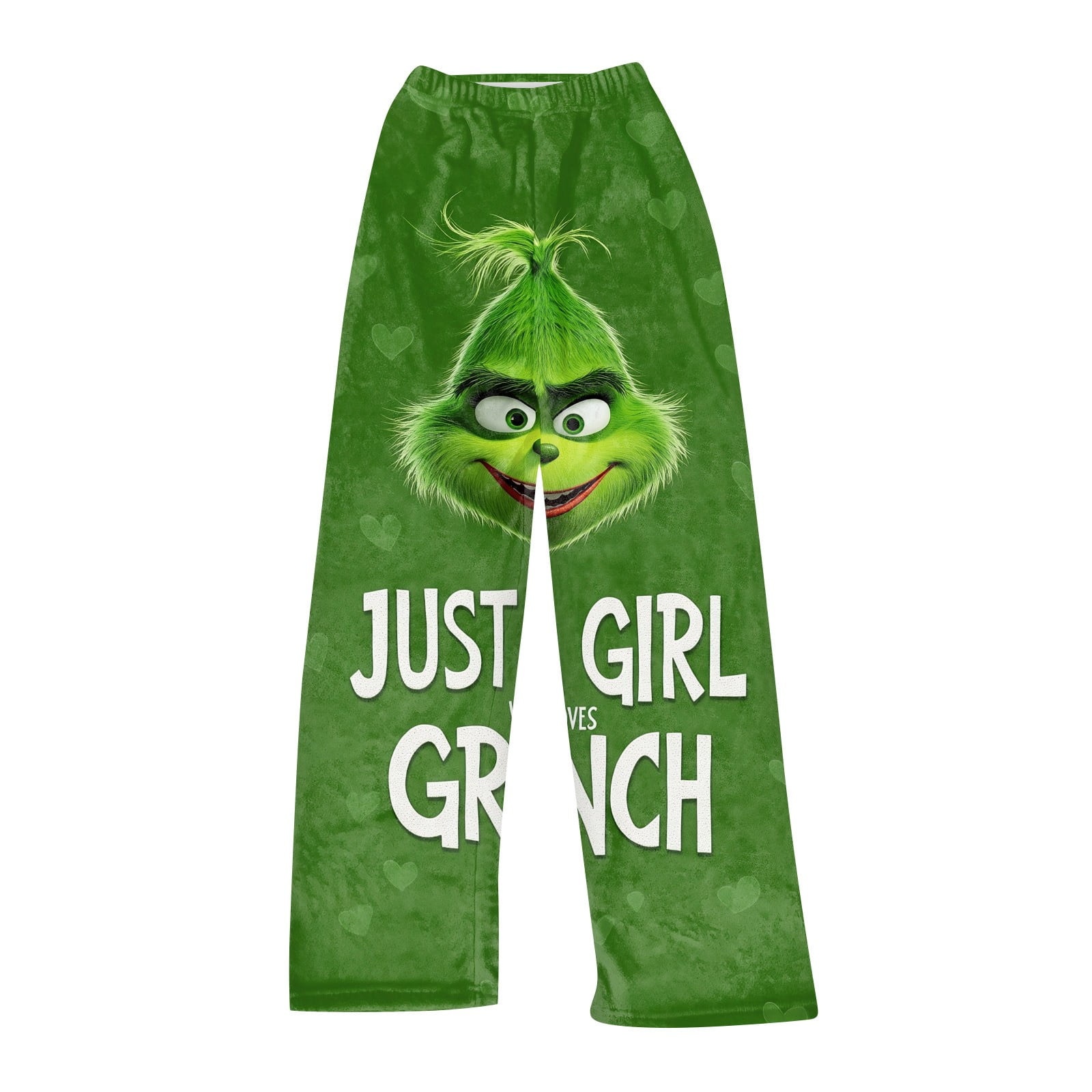 Grinch Pajama Pants Waist Cute Grinch Pajama Pants Relaxed Festive ...