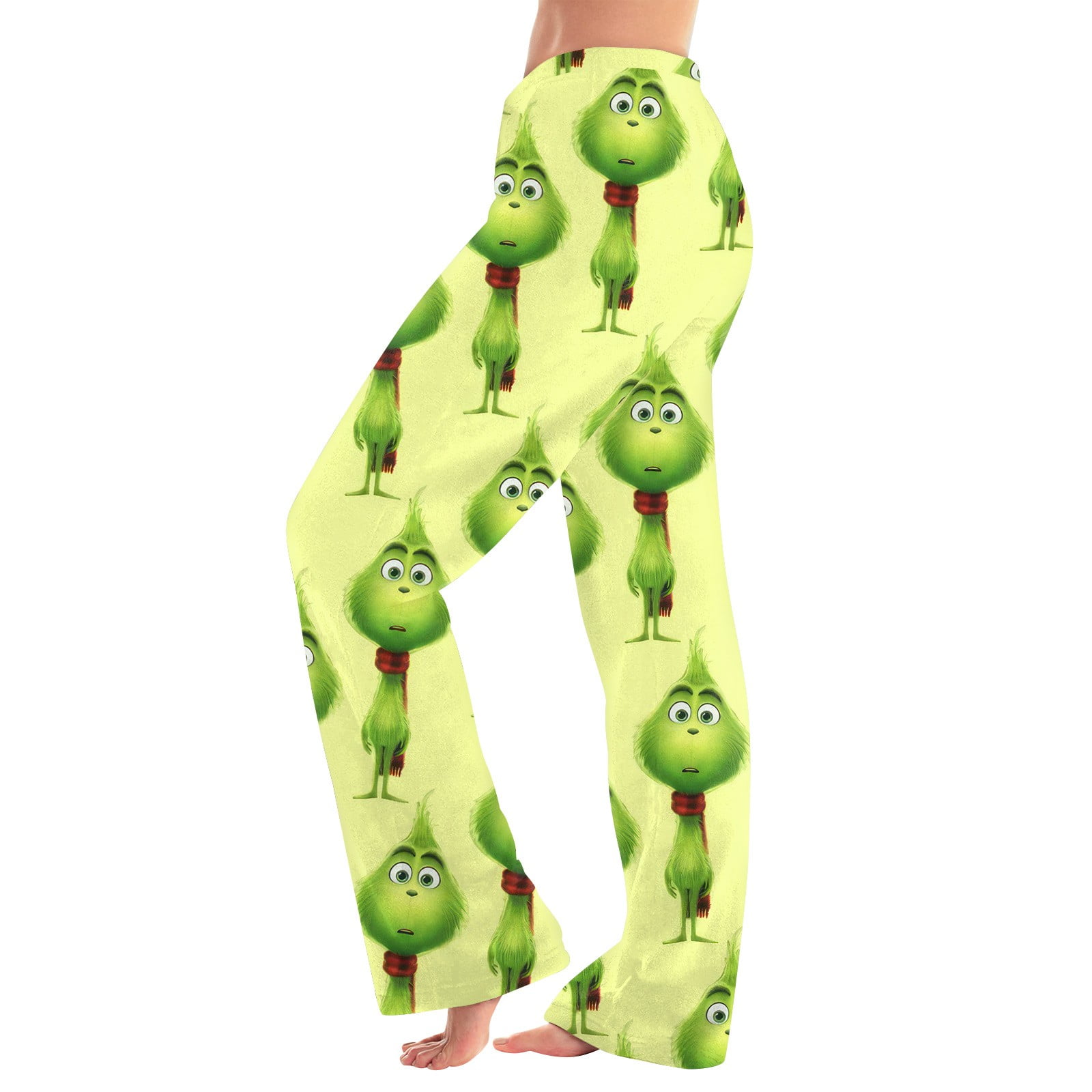 Grinch Pajama Pants Waist Cute Grinch Pajama Pants Relaxed Festive ...