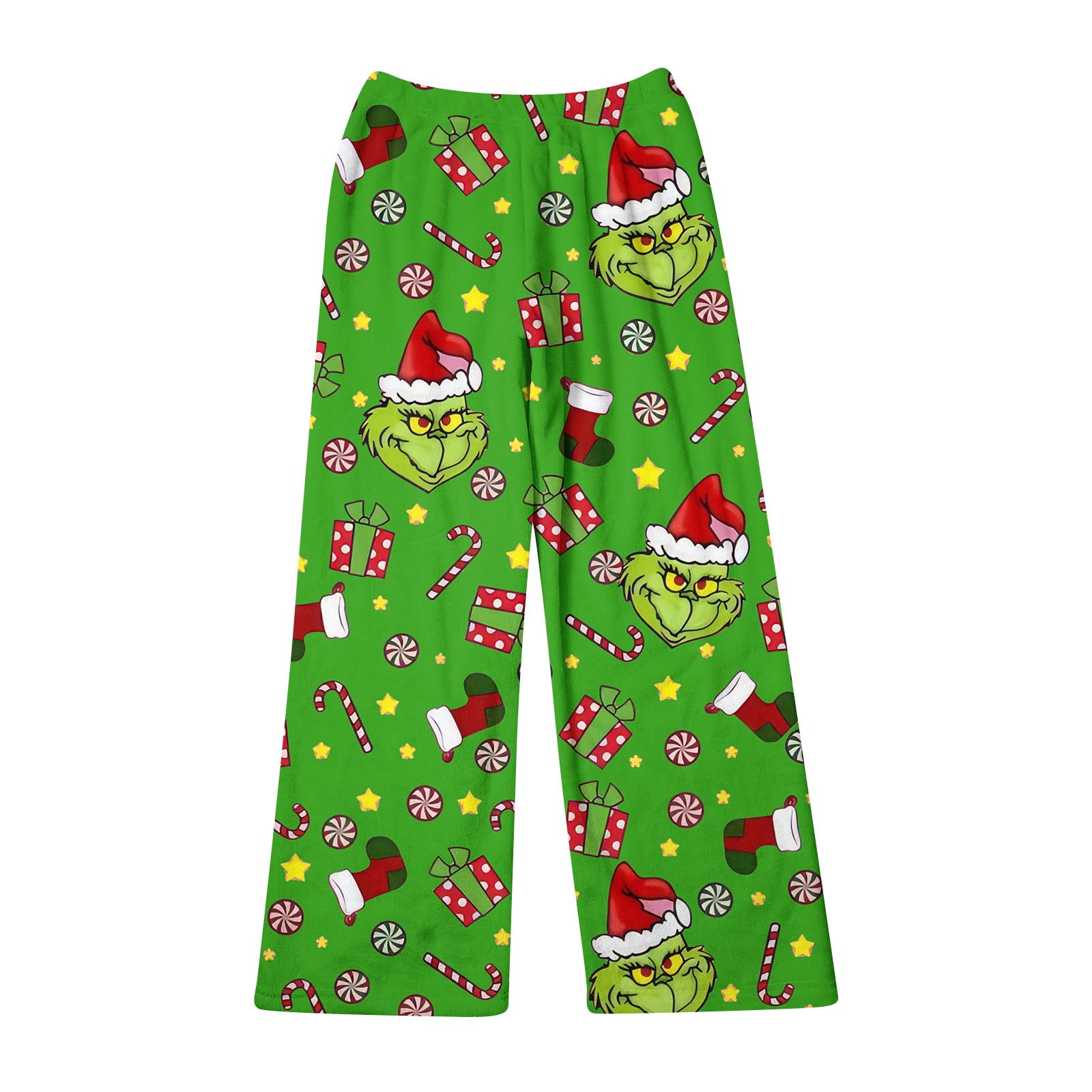 Grinch Pajama Pants Waist Cute Grinch Pajama Pants Relaxed Festive ...