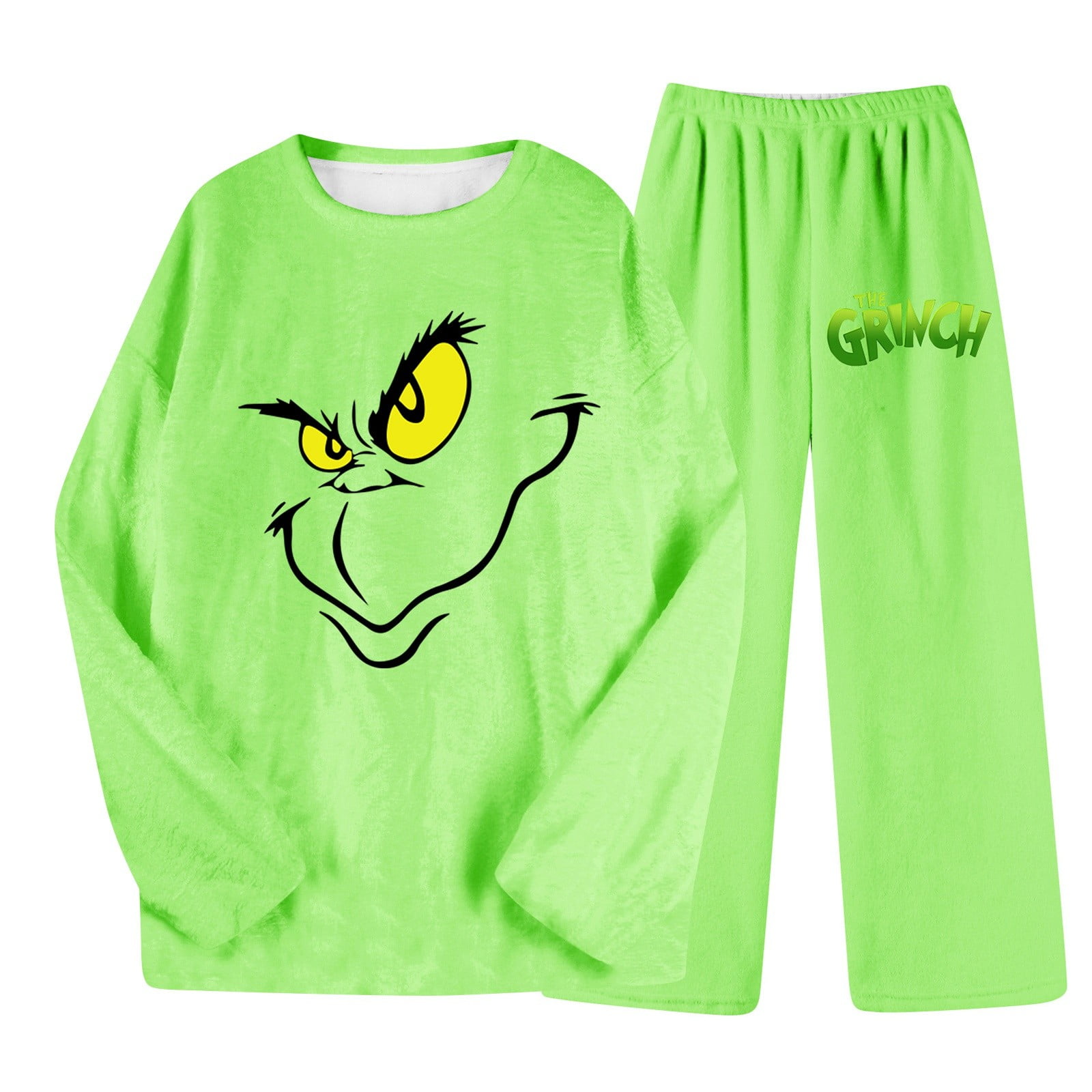🎁 Grinch Pajamas For Family Clearance Grinch-Themed Family Matching ...