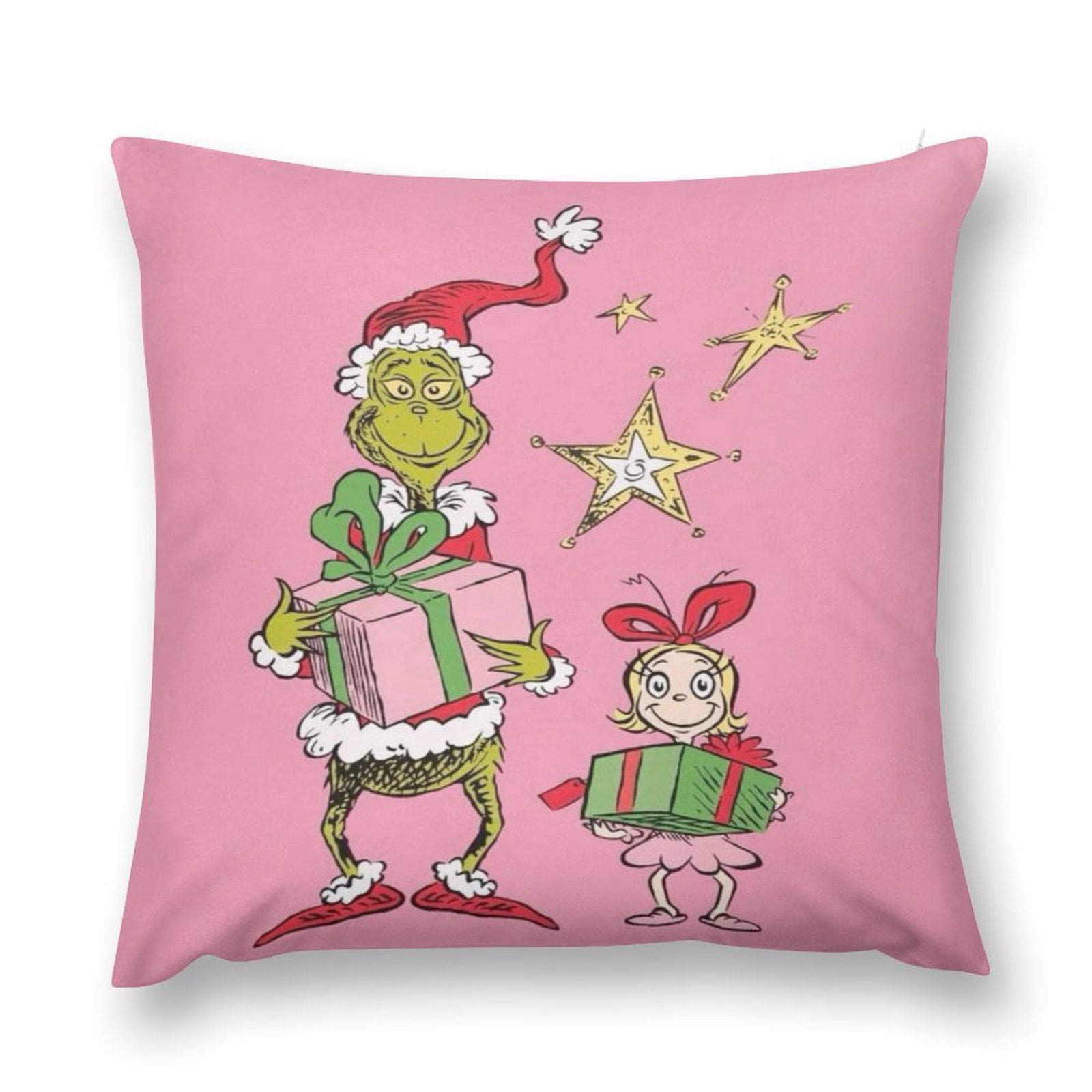 Grinch Pillowcase Cartoon Anime for Living Room Bedroom Office 20 "x20 ...