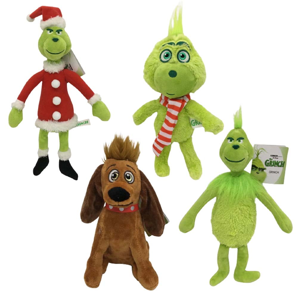 Grinch Plush Toys Green Grinch Cartoon Doll for Kids Christmas Doll ...