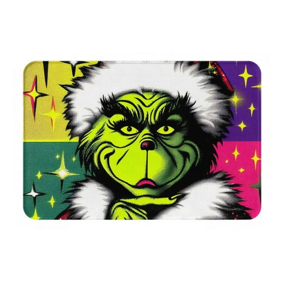 The Grinch Pop Art Kitchen Rugs,Bathroom Rugs,Bath Mat,Kitchen Mats for ...
