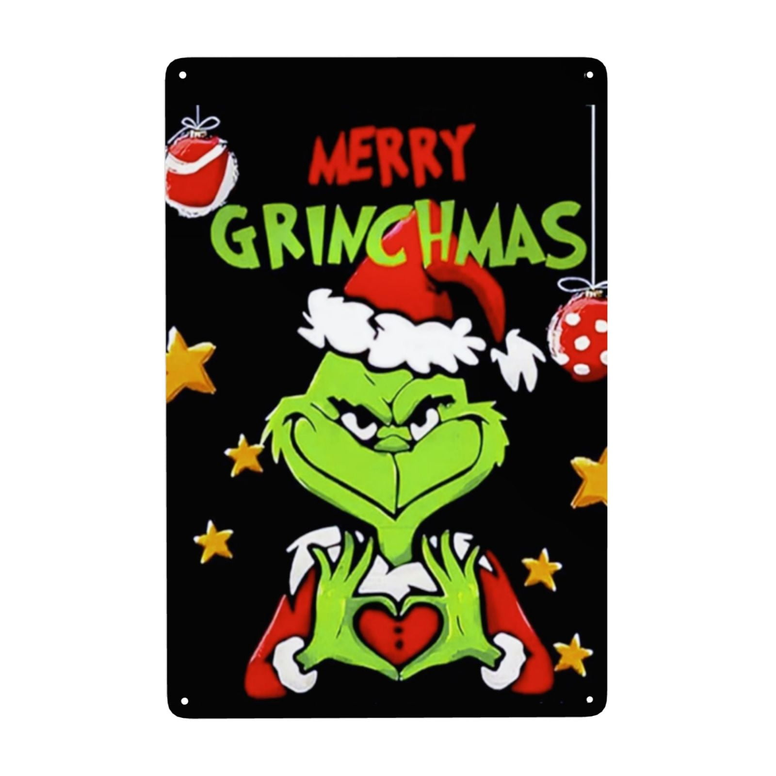 Grinch Poster Vintage Tin Sign for Bar Office Home Iron Painting Wall ...