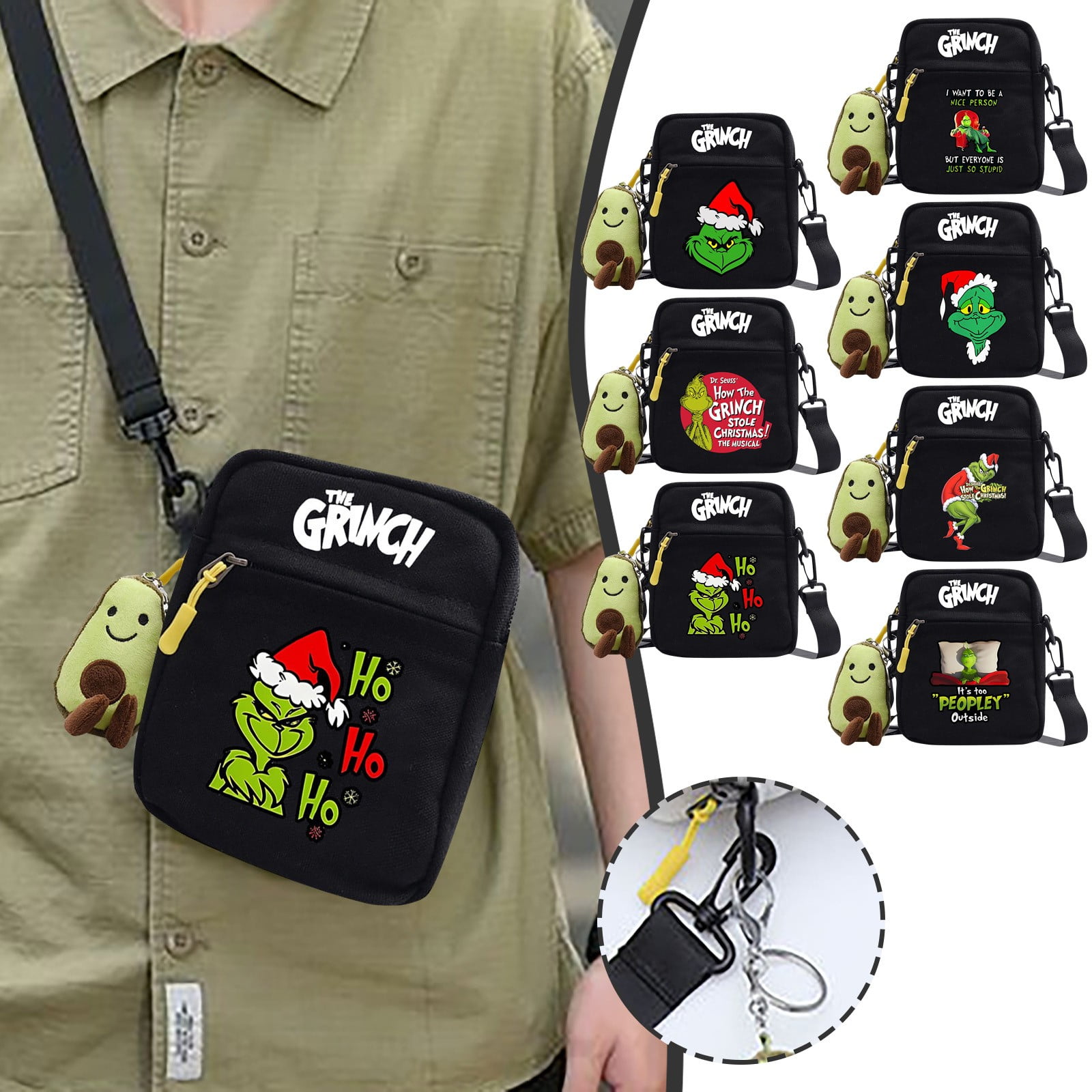 Grinch Purse, Christmas Gifts, Grinch Gifts, Christmas Bag, Grinch ...