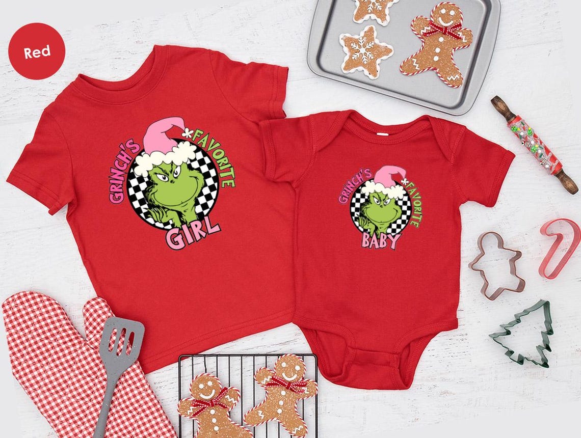Grinch'S Favorite Shirt, Matching Grinch Squad Family Shirt ...