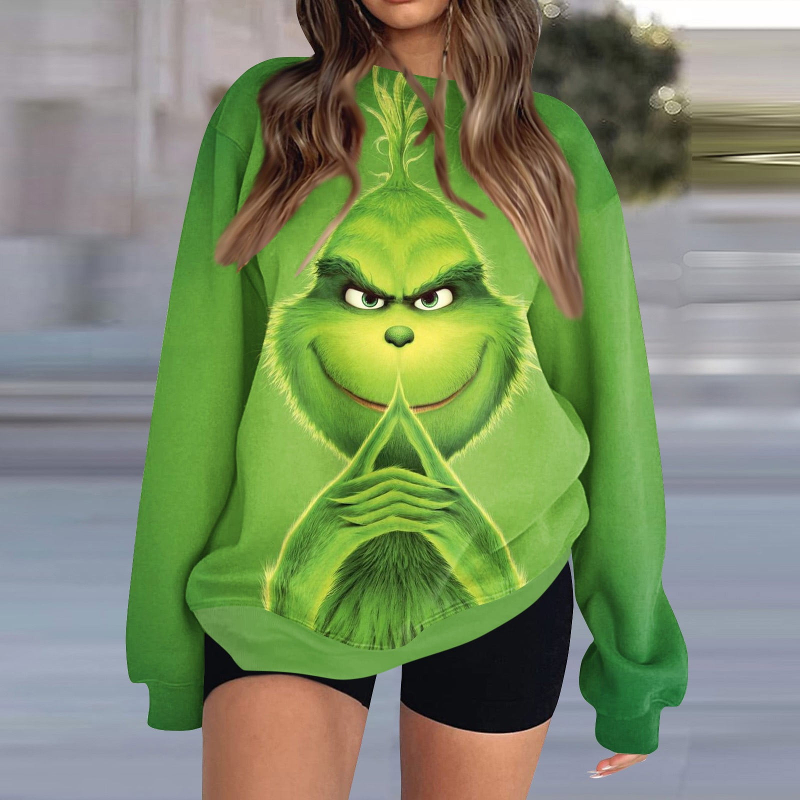 Customer reviews for Grinch Shirt Christmas Halloween Sweatshirt ...