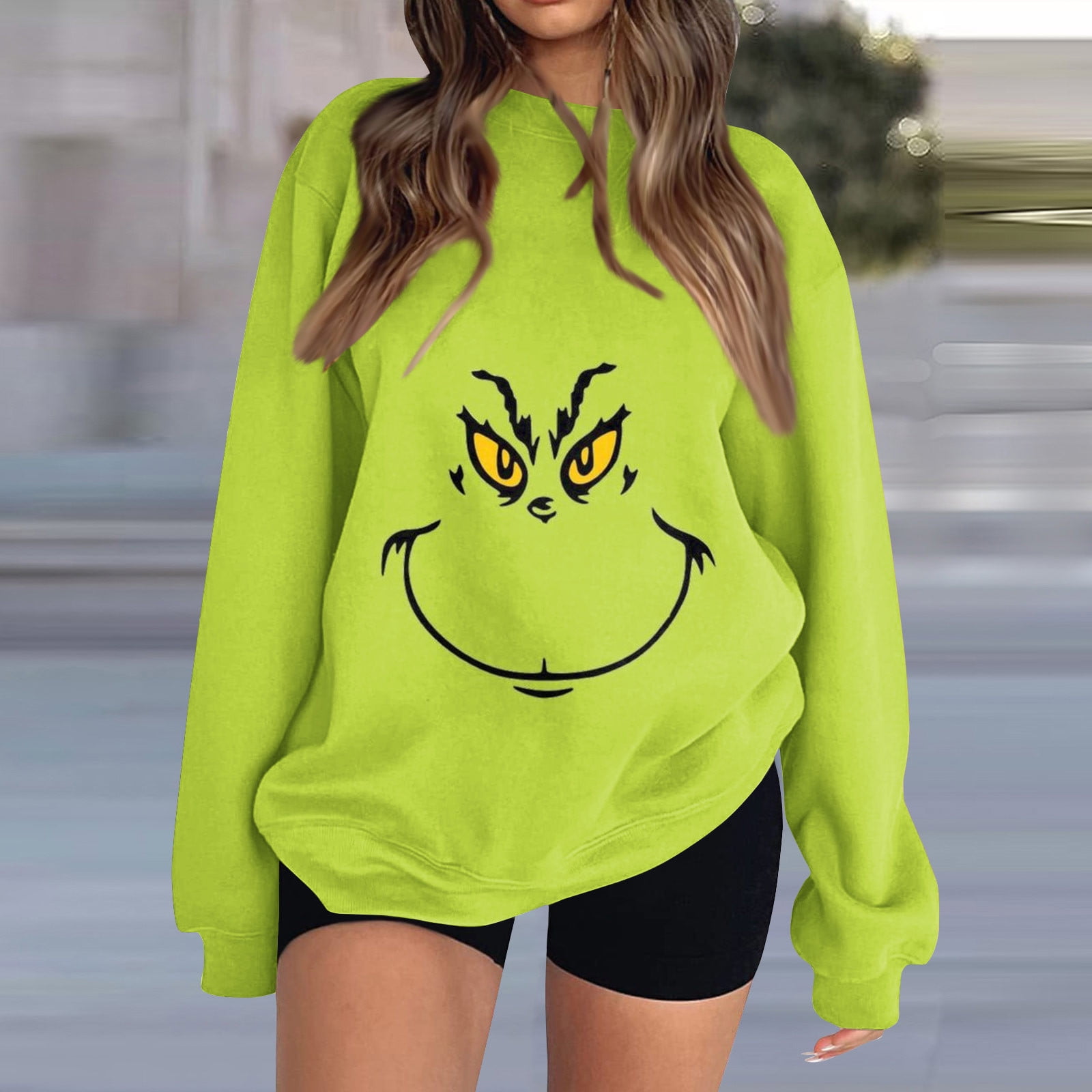 Grinch Shirt Christmas Halloween Sweatshirt, Christmas Blouse Grinch ...