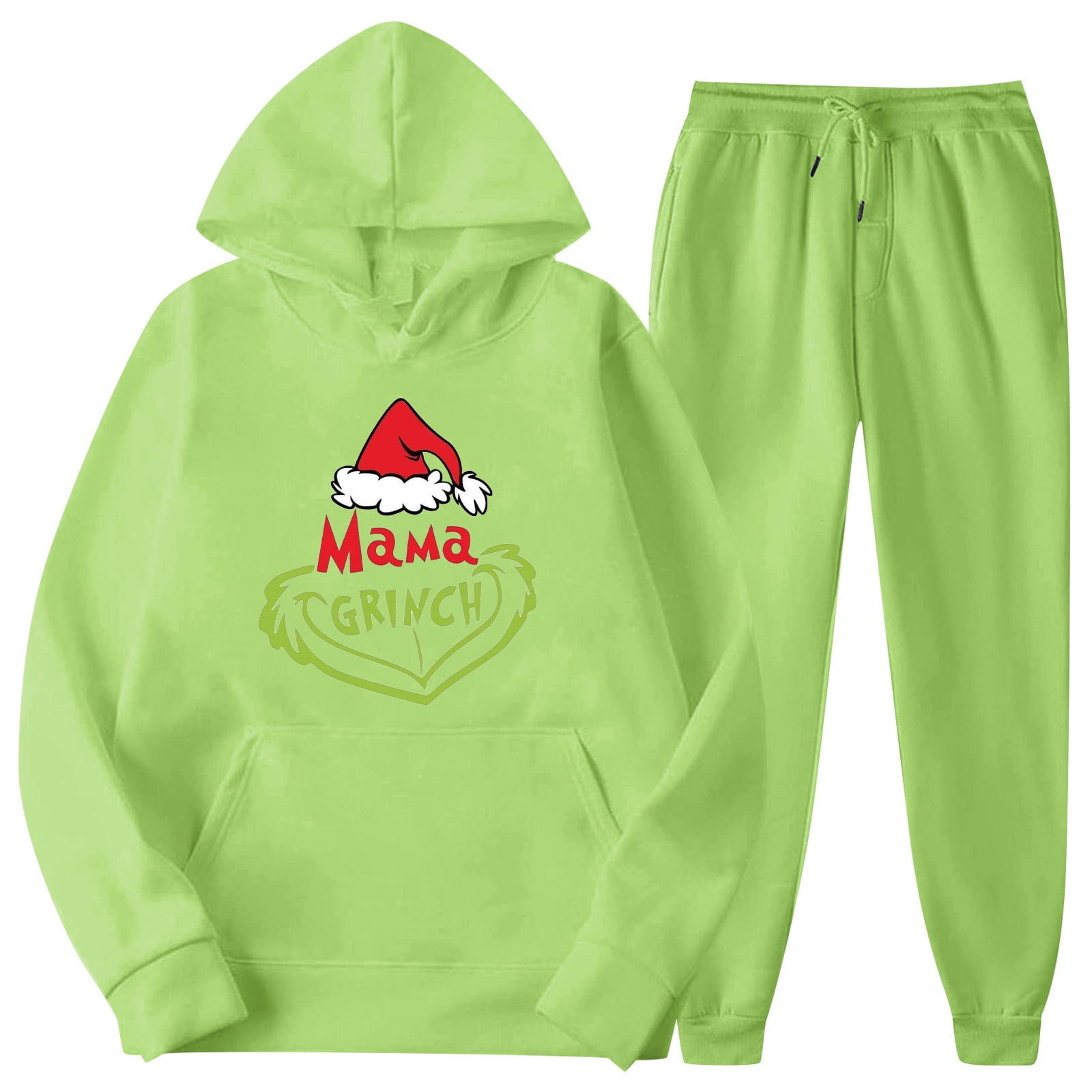 Grinch Shirts Grinch Shirt Mens Hooded Sports Tracksuit Unisex Two ...