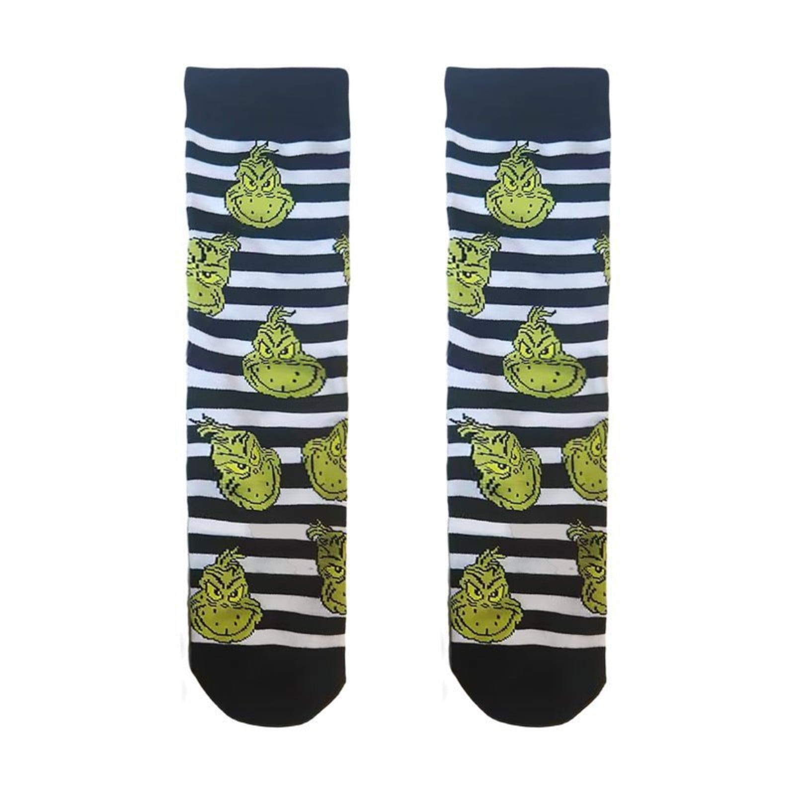 Grinch Socks for Women in Christmas Grinch Santa Claus Fun and Stylish ...