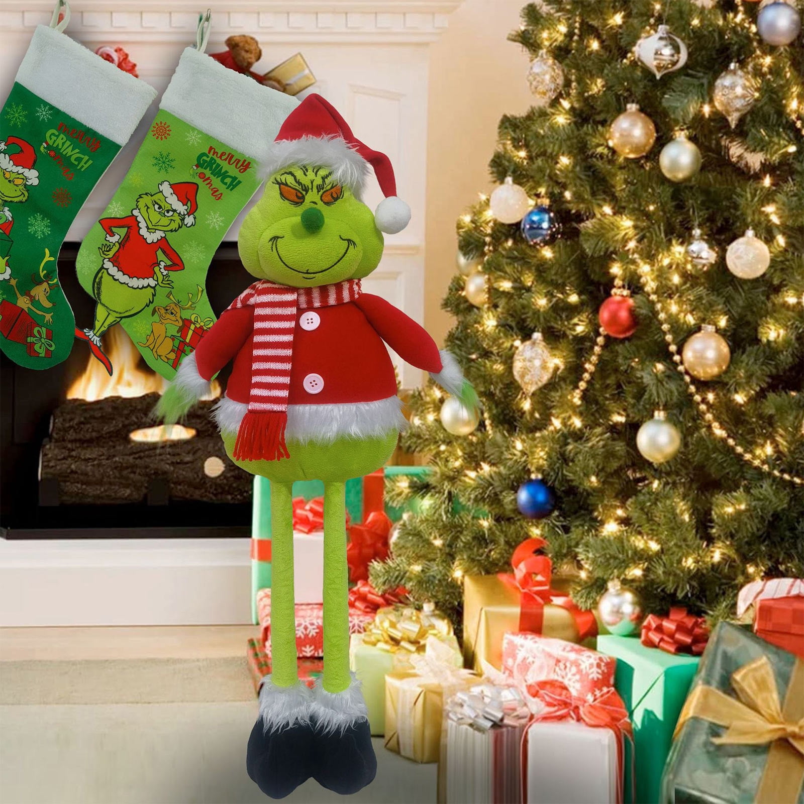 How The Grinch Stole Christmas Stuffed Animals, Grinch in Santa Claus ...