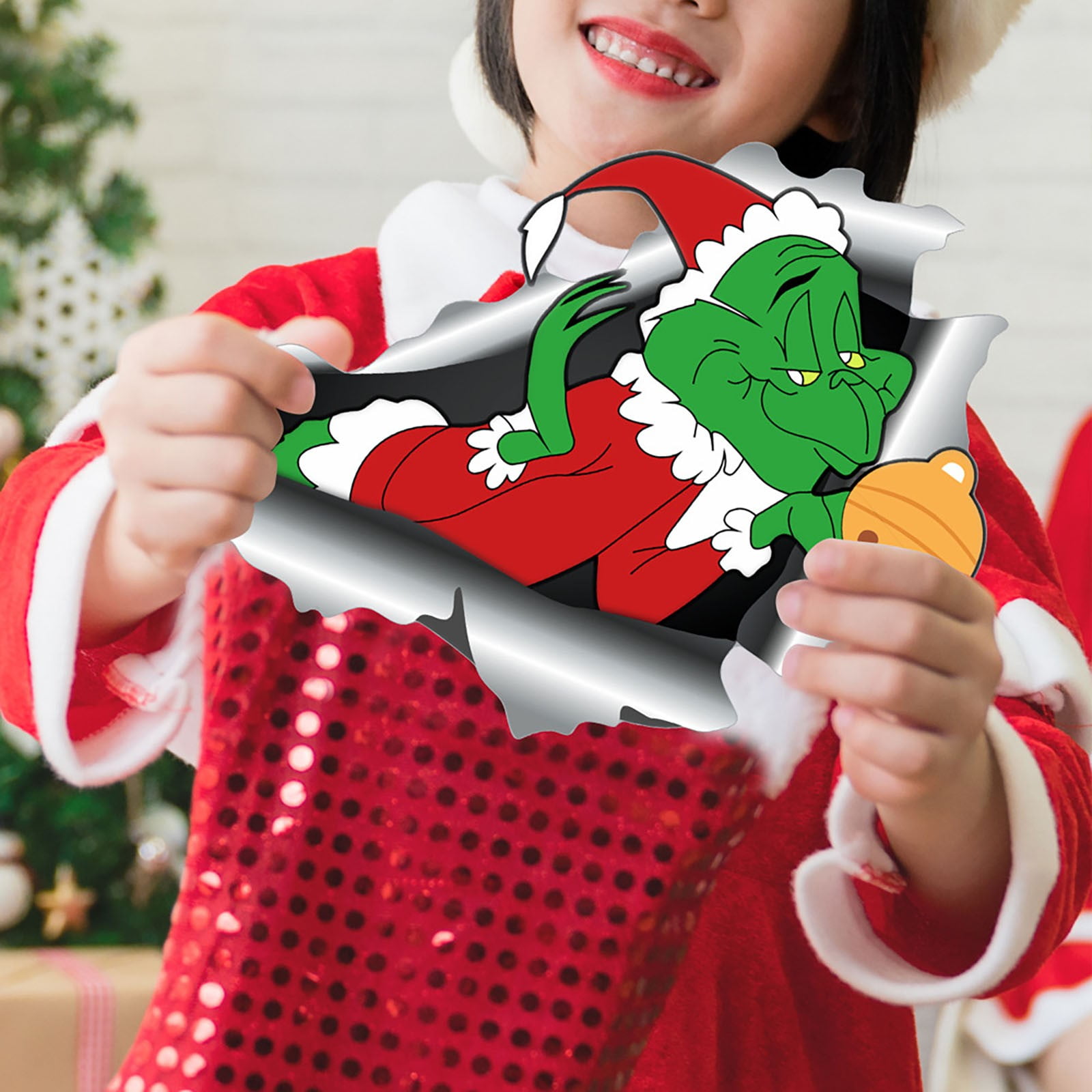 Grinch Stuff Grinch Gifts Christmas Car Refrigerator Decorations ...