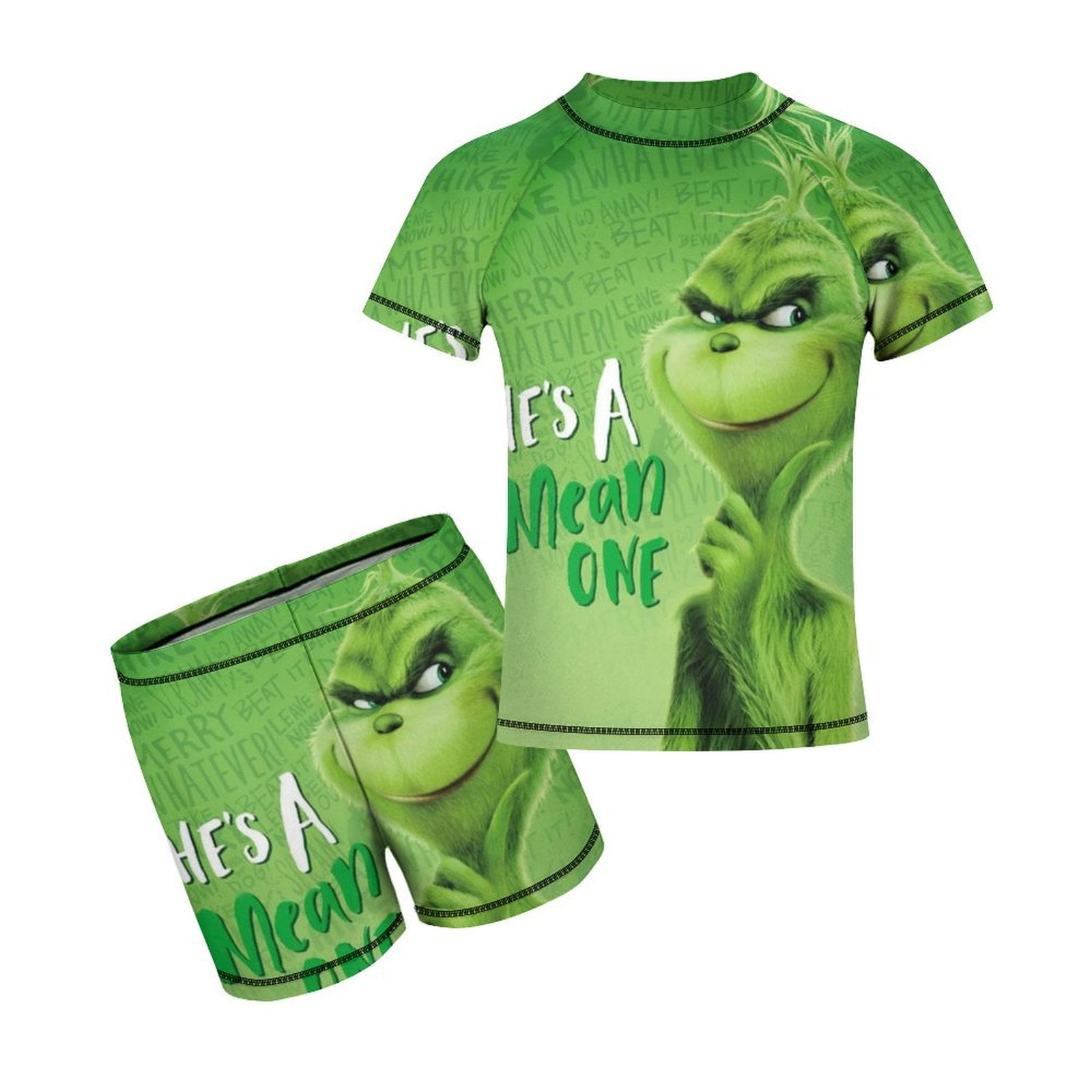 Grin-c Summer Swimwear For Boys 2PCS Rash Guard Sets For Beach Pool ...