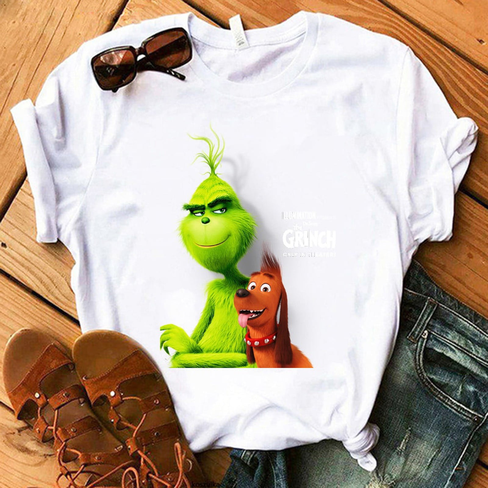 Customer reviews for Grinch T-shirt Merry Christmas Men/Women Unisex ...