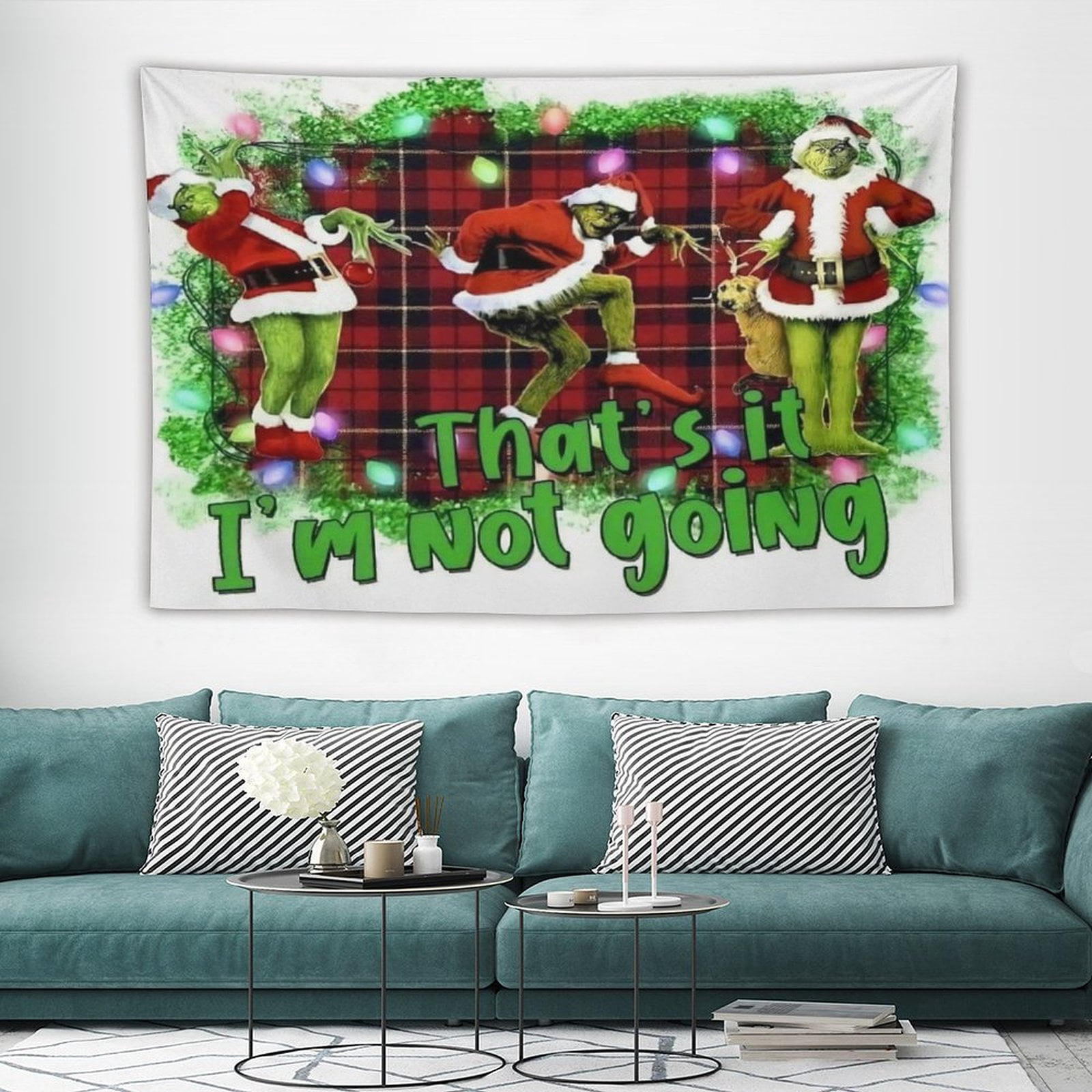 Grinch That's It I'M Wot Going Tapestry,Wall Tapestry,Tapestries Wall ...