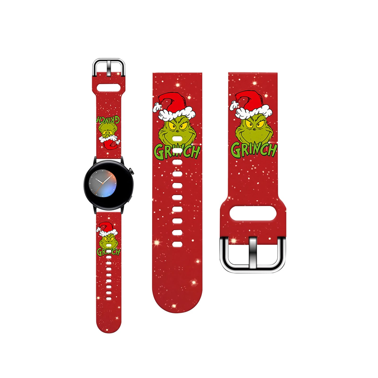Grinch-Themed Christmas Decor Festive Holiday Watch Band for ...
