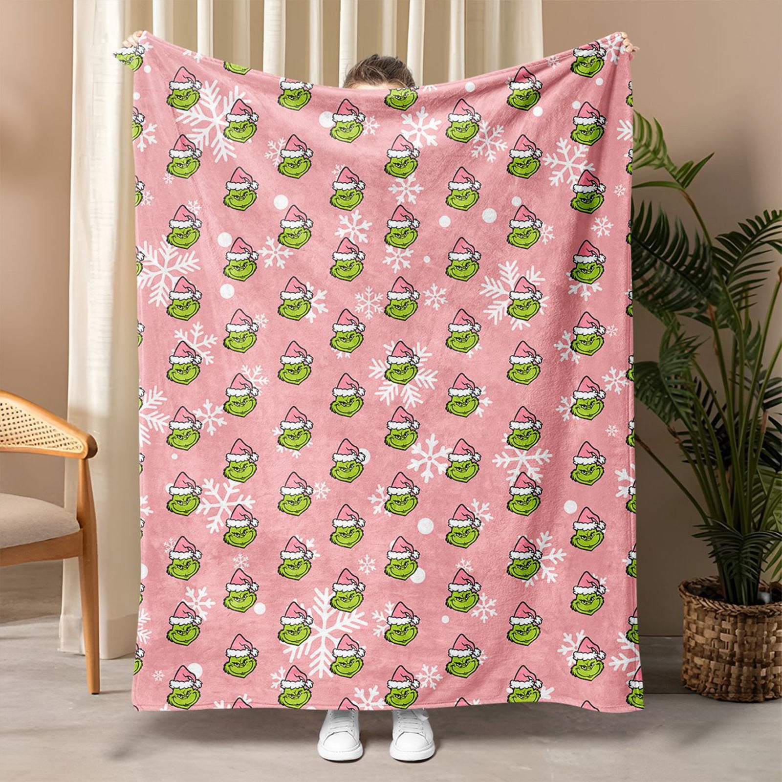Grinch Throw Blanket 30×39 Inch, Grinch Blankets or Throws Couch ...
