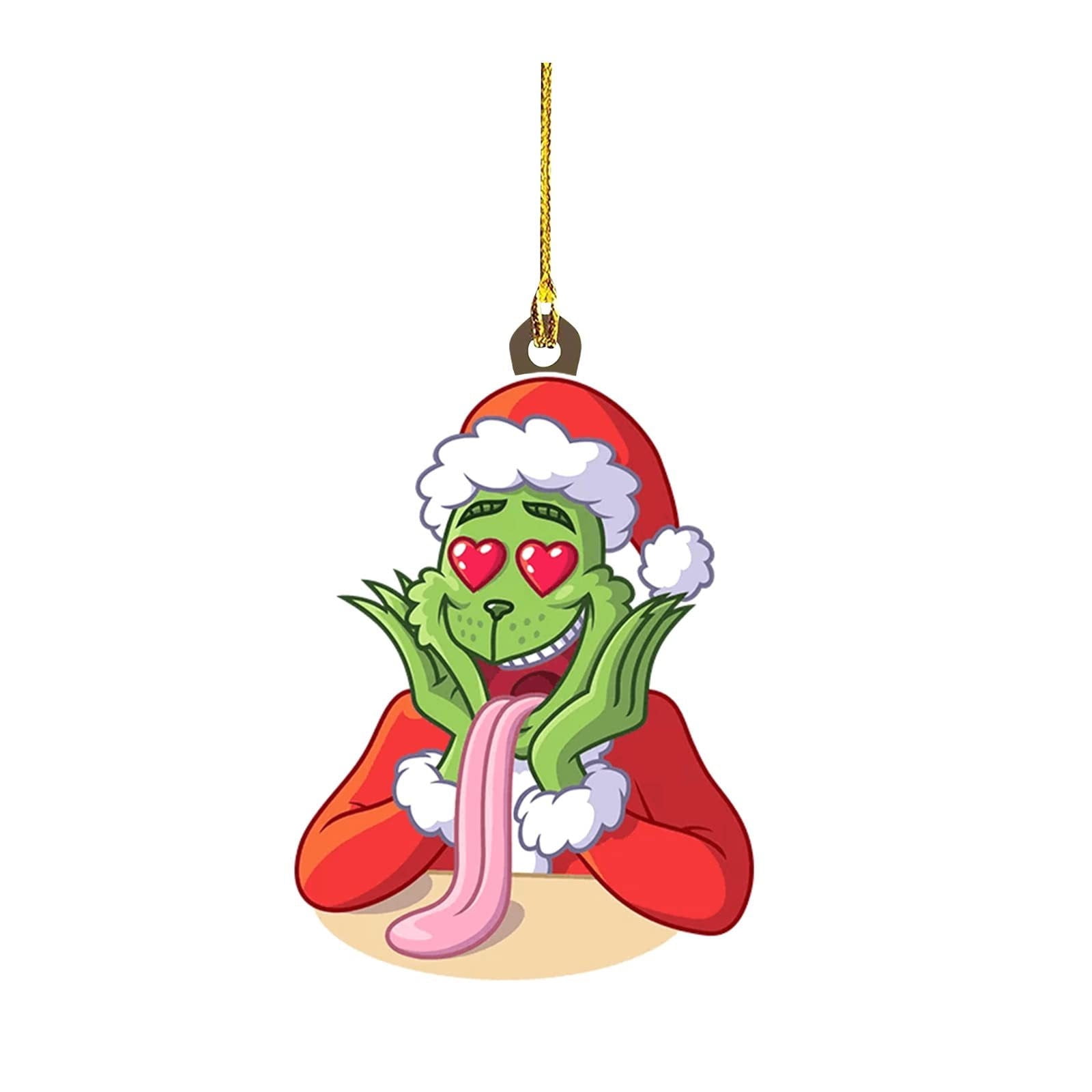 Grinch Tree!KUPW Christmas Tree Decorations Tree Acrylic Ornaments Xmas ...