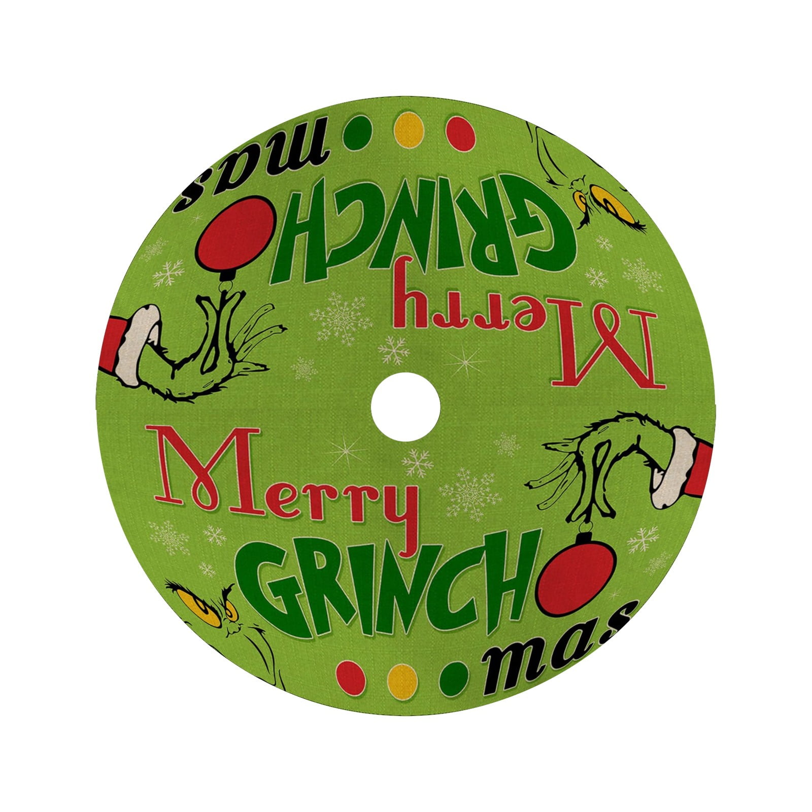 Grinch Tree Skirt, Grinch Christmas Tree Skirt, Christmas Tree Mat ...