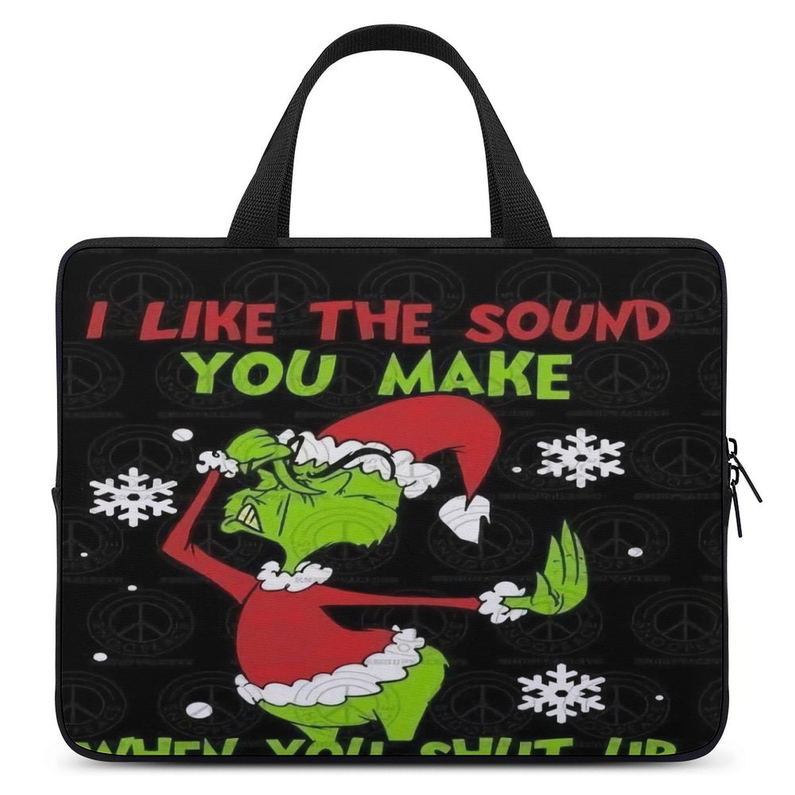 Grinch WHEN YOU SHUT UP 15 Inch Laptop Bag,Expandable Computer Bag ...