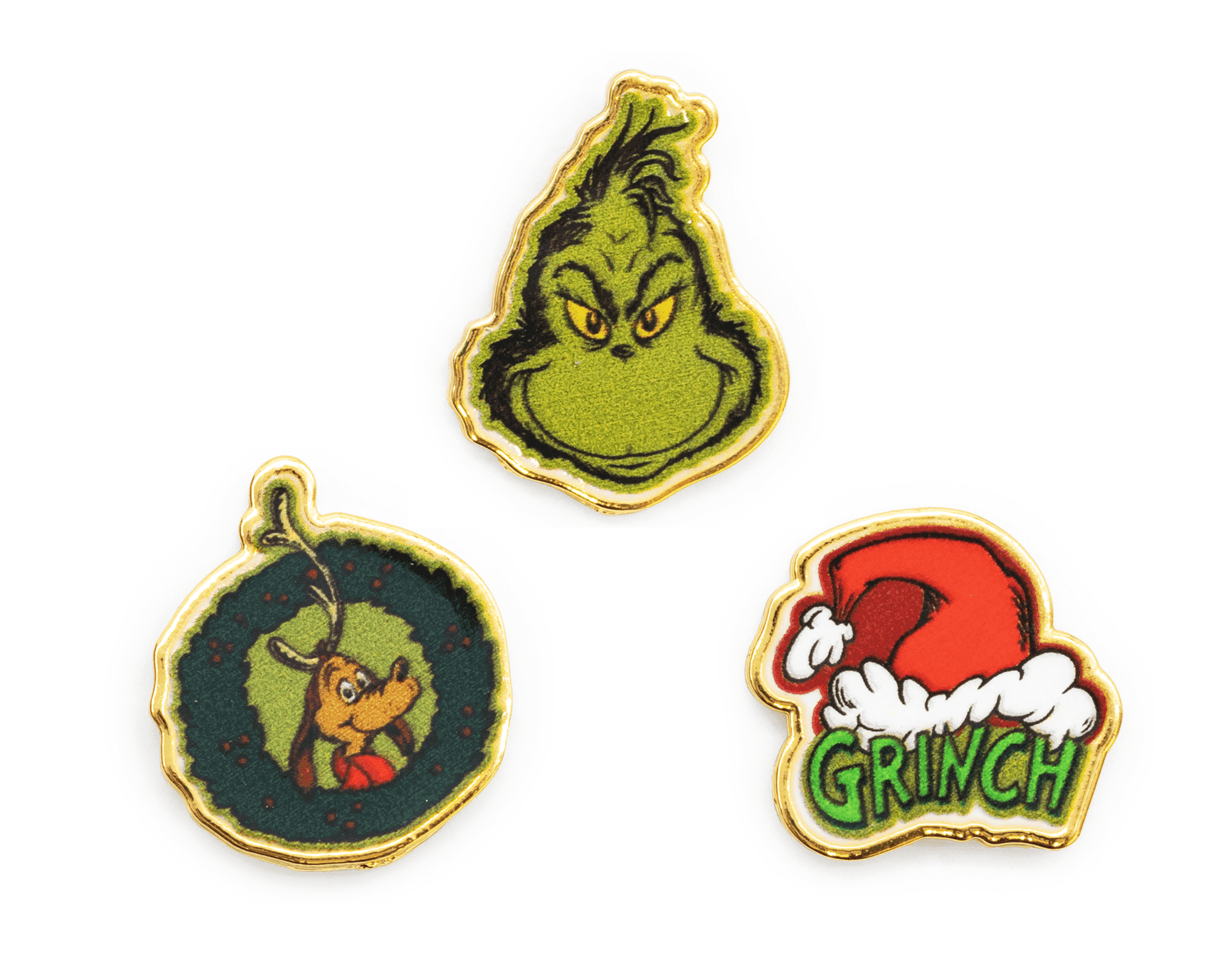 CultureFly Grinch Smart Watch Band Charm Set of 3 Grinch, Max, Santa ...