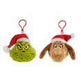 Grinch Who Stole Christmas: Grinch and Max 2-pack of 6 inch Plush Clips ...