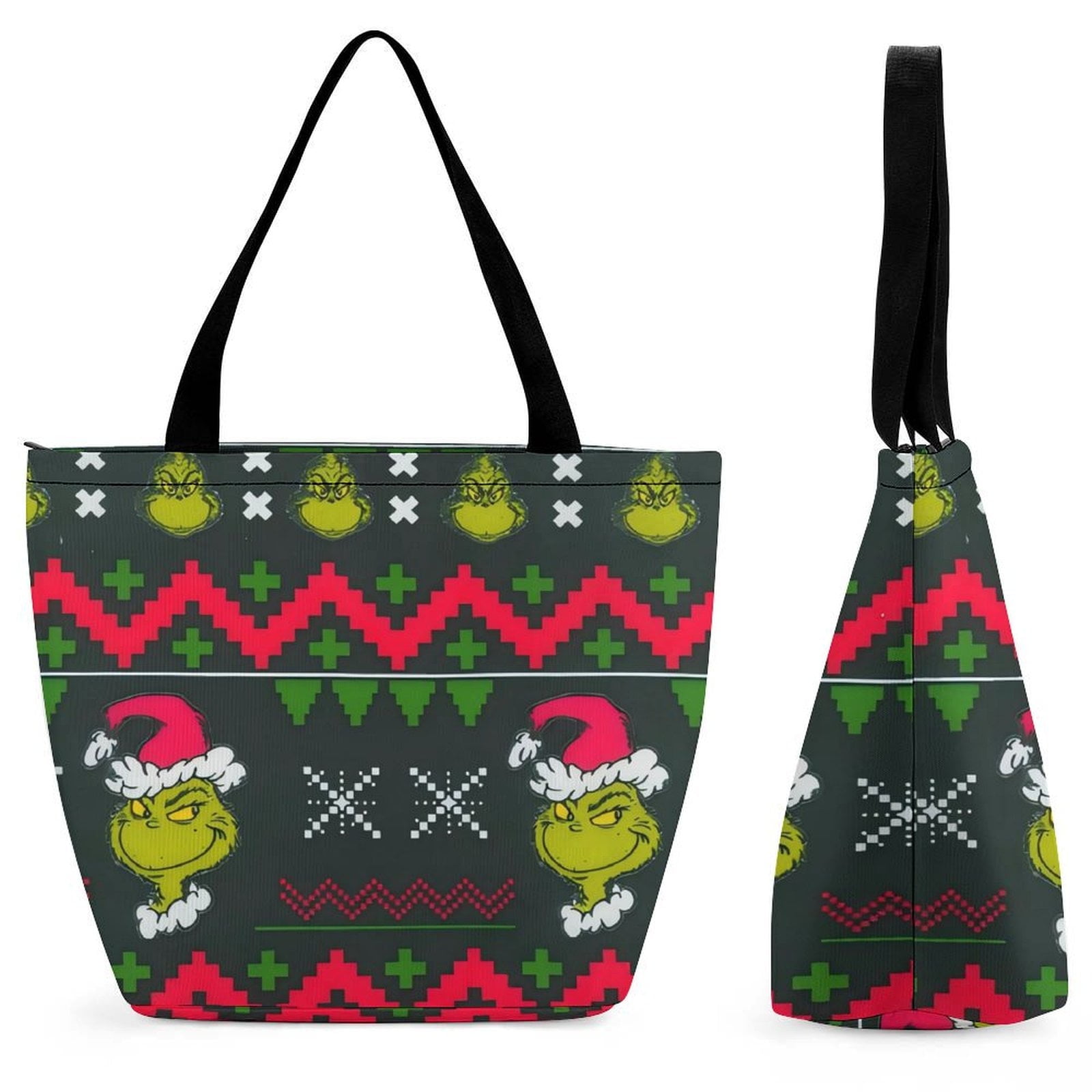 Grinch Women's handbag shopping bag with handles - Walmart.com