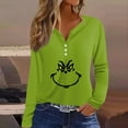 Grinch Womens Tunic Tops Grinch Womens Fall Clothes Grinch Sweatshirt
